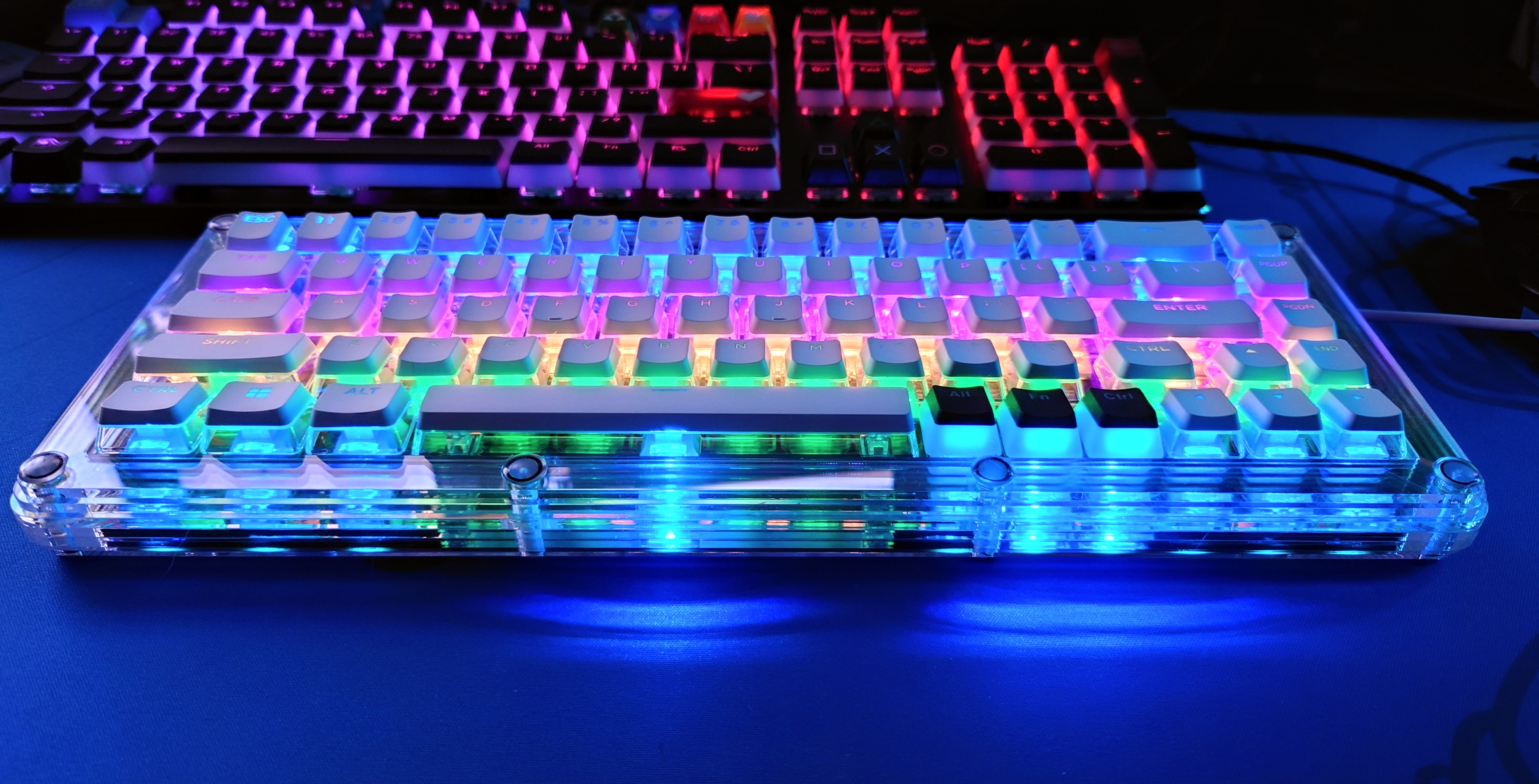 Kailh White Owls are really bright...(my almost-finished first custom!) | Scrolller