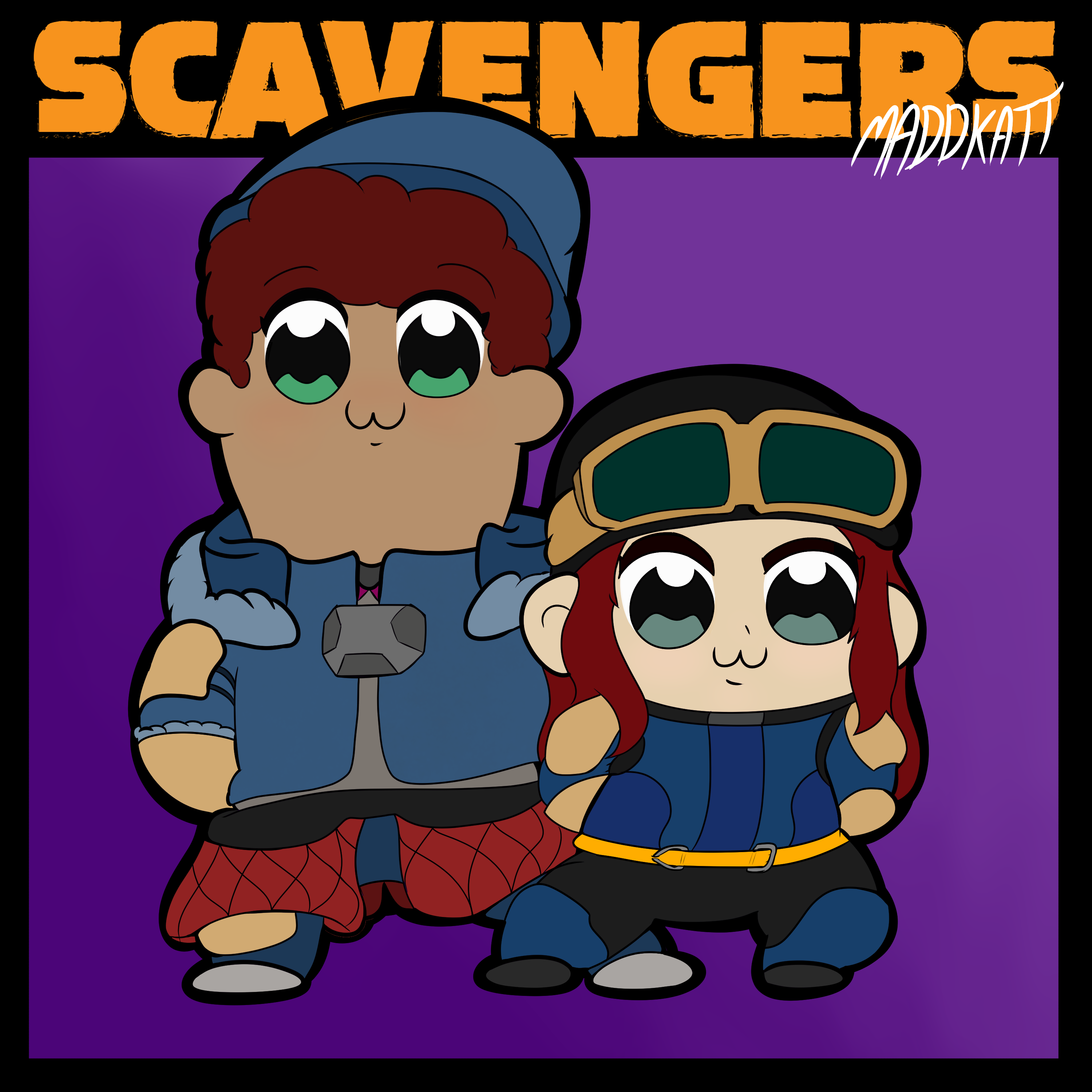 Kali/Letty Scavengers Pop Team Epic crossover. | Scrolller