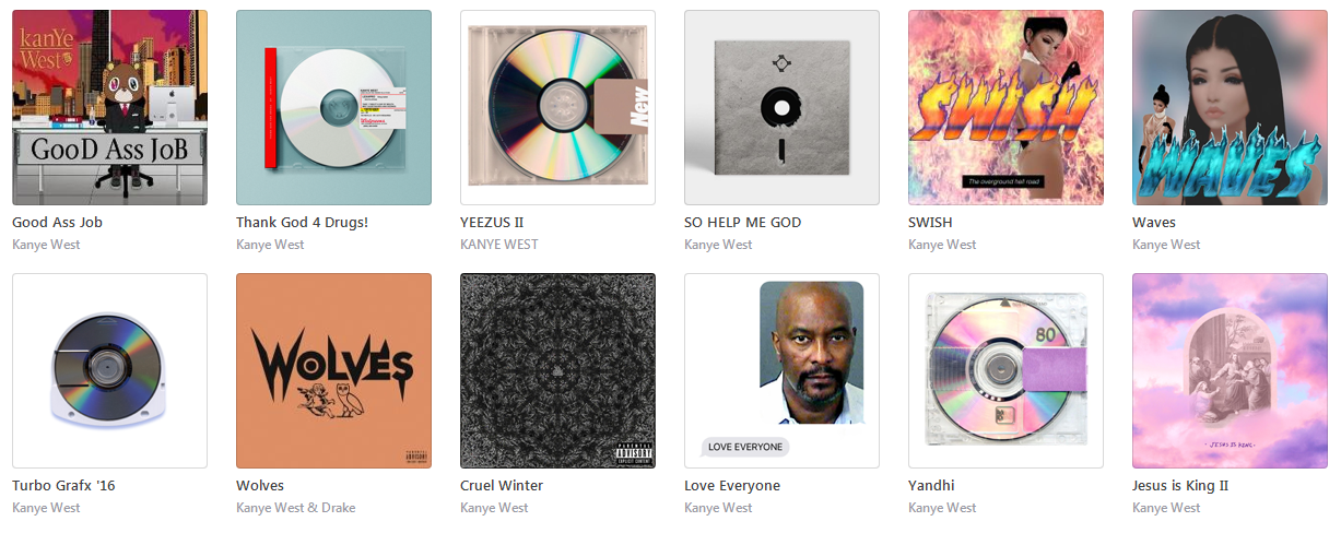Kanye Unreleased Discog [ link in bio ] | Scrolller