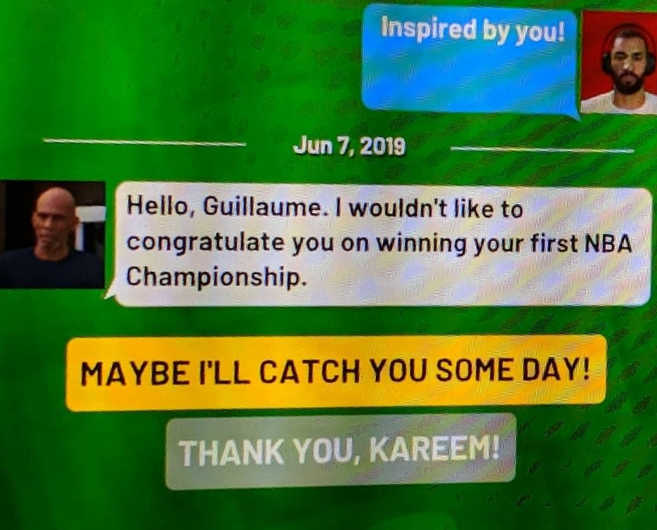Kareem “wouldn't" like to congratulate me. Why he rude | Scrolller