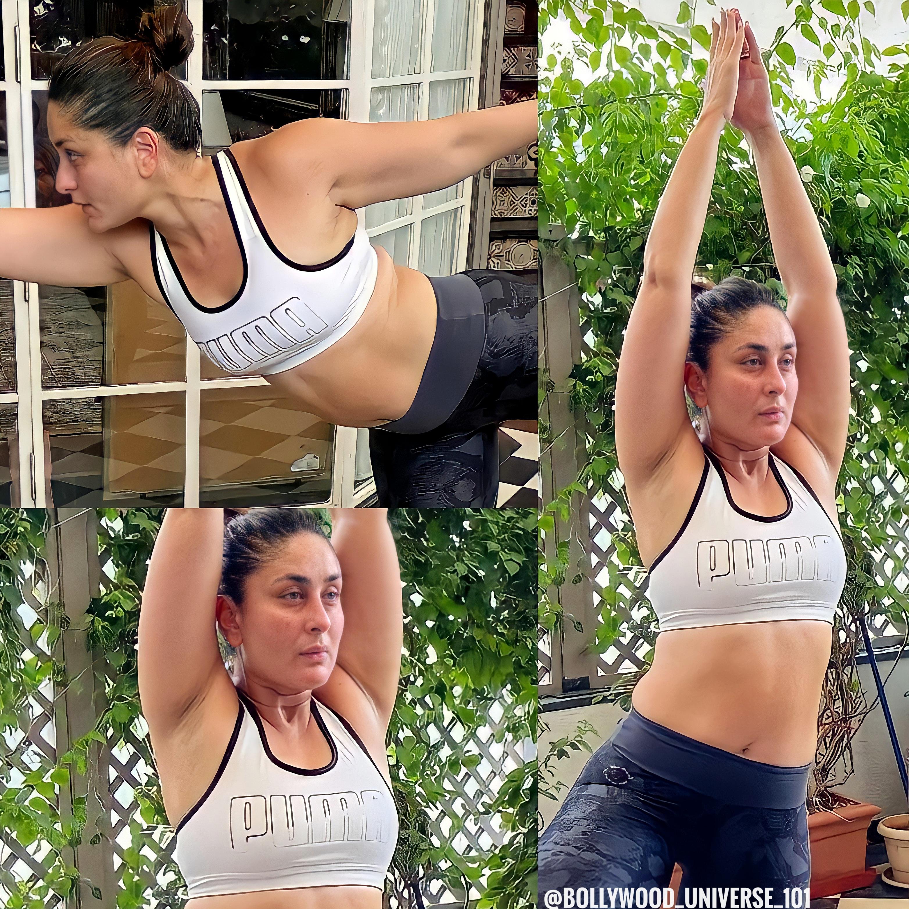 Kareena Kapoor Khan Hot Yoga | Scrolller