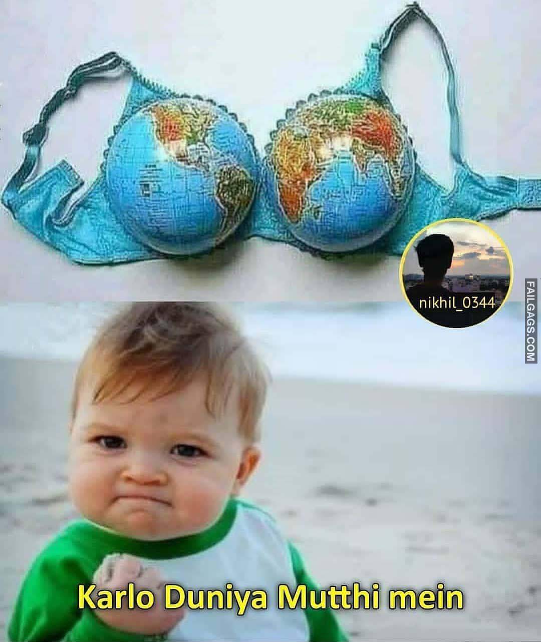 Karlo Duniya Mutthi mein funny memes | Scrolller