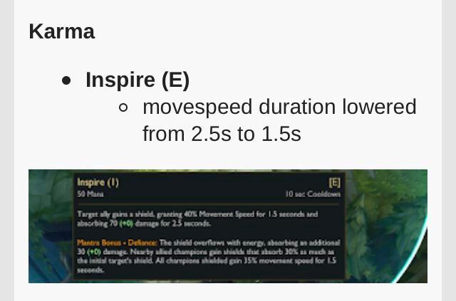 Karma PBE | Scrolller
