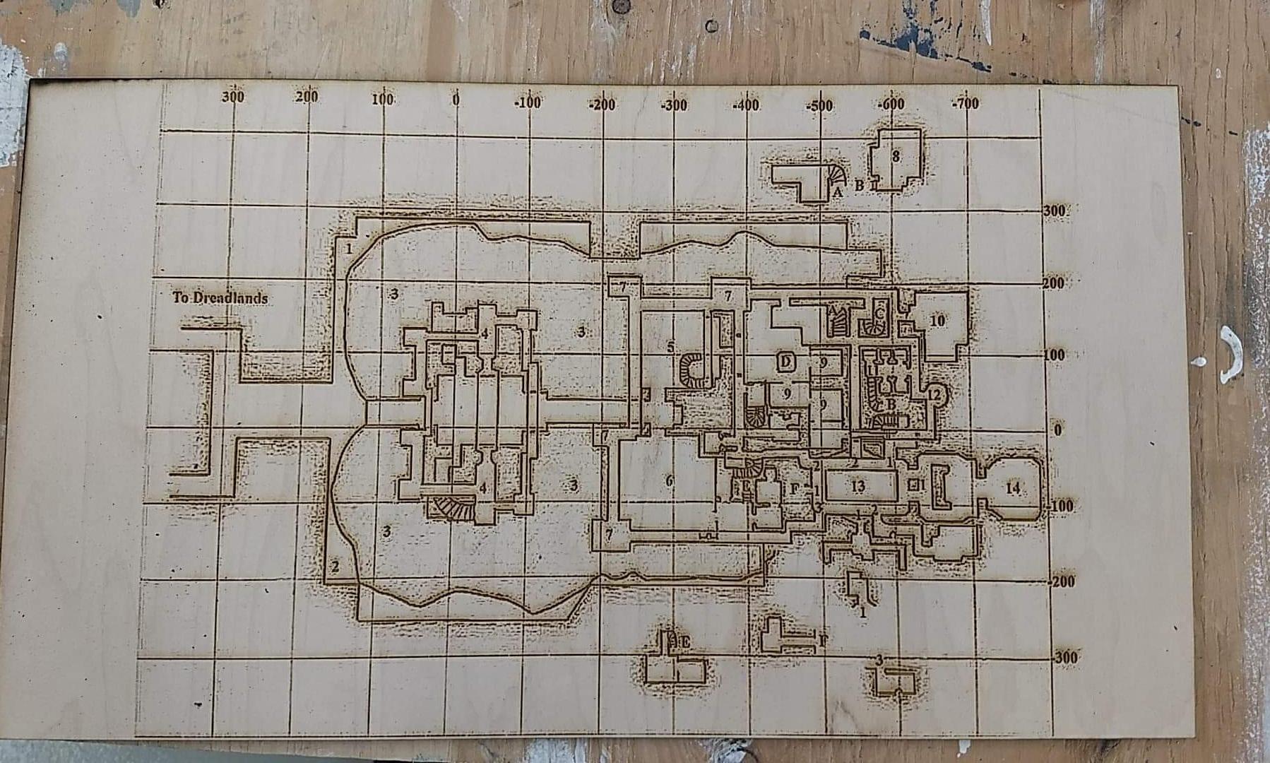 Karnor's Castle Lasercut Map | Scrolller