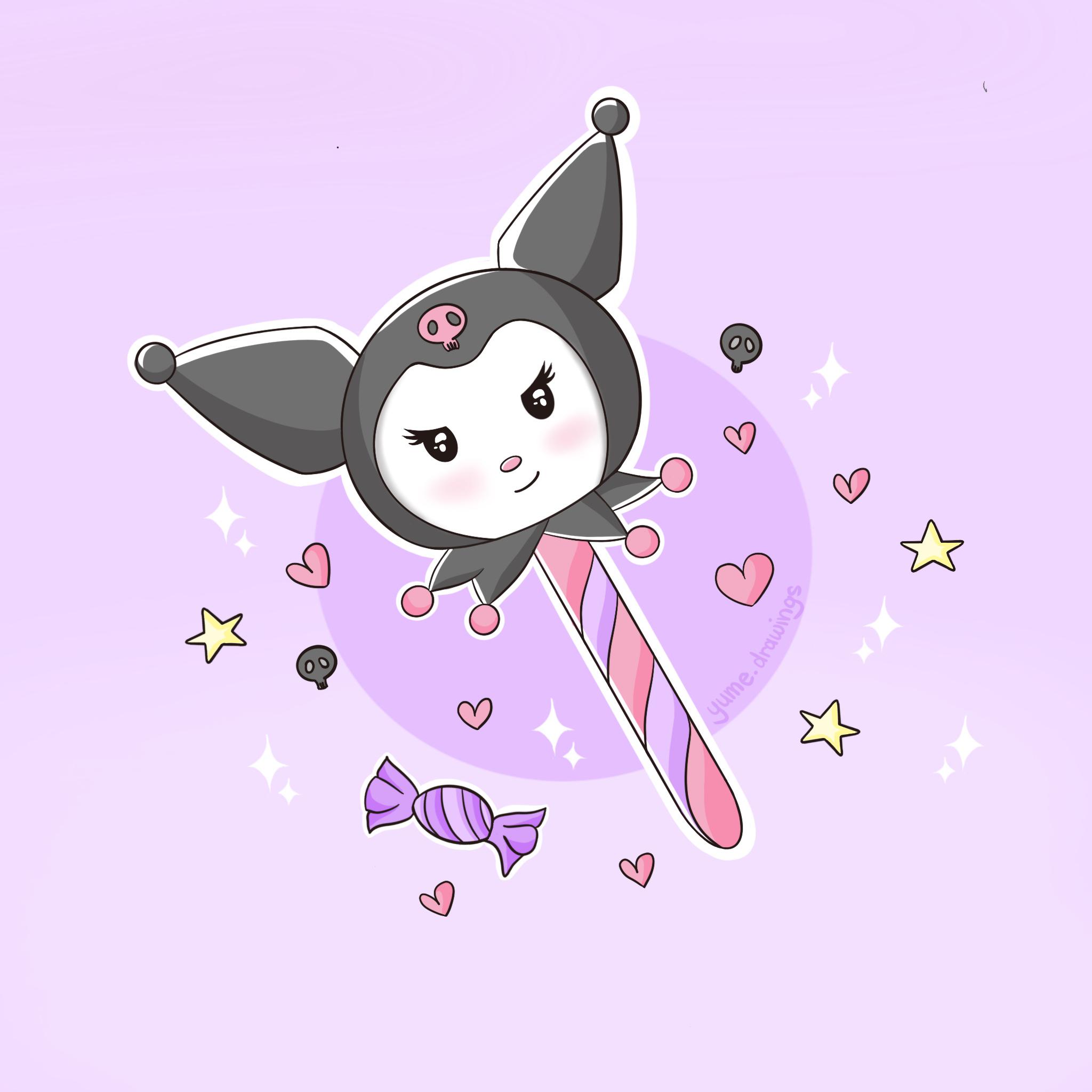Kawaii Kuromi Lollipop! IG: yume.drawings | Scrolller