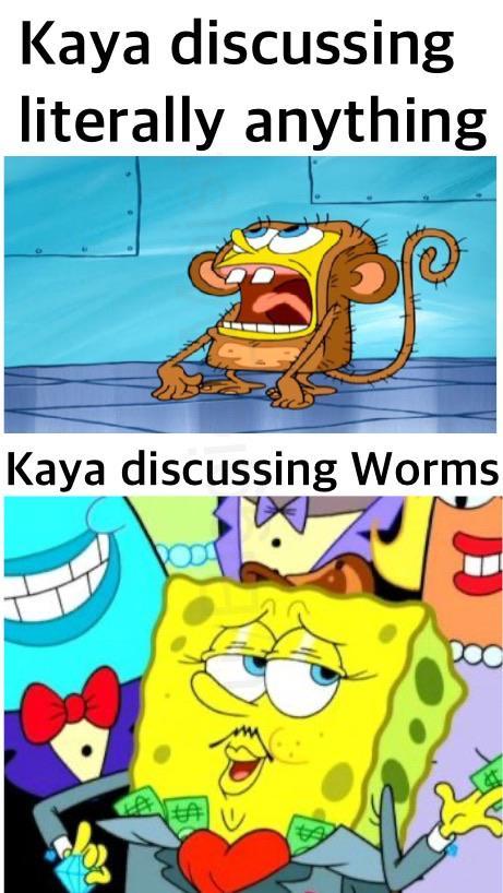 Kaya sure does love his worms | Scrolller