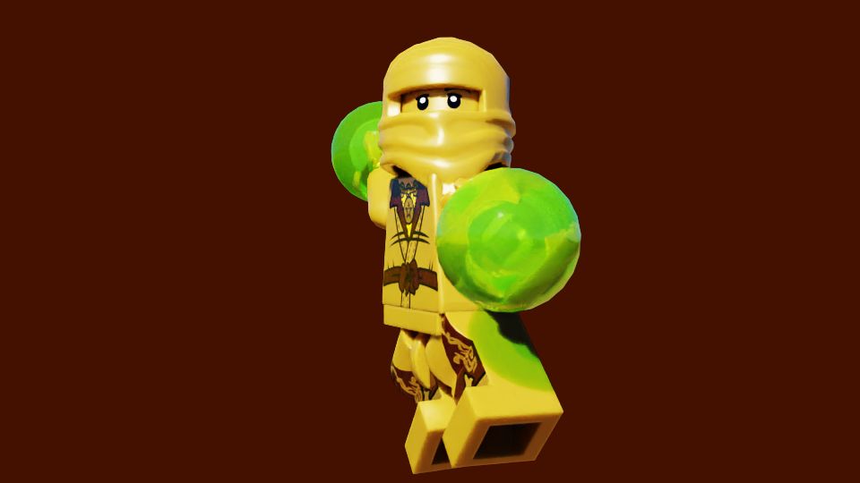 Keep scrolling, just a Render of Dareth the Golden Ninja. | Scrolller