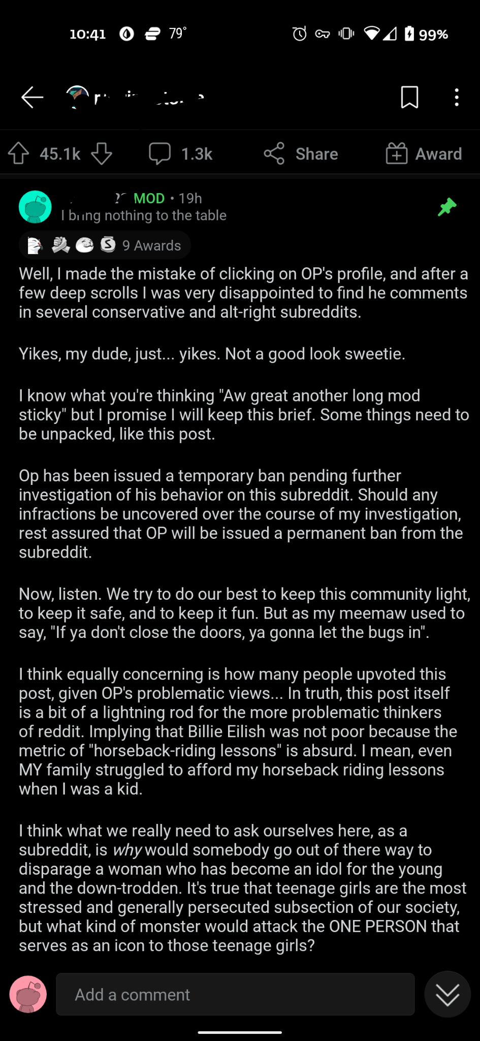 Keeping it brief I see | Scrolller