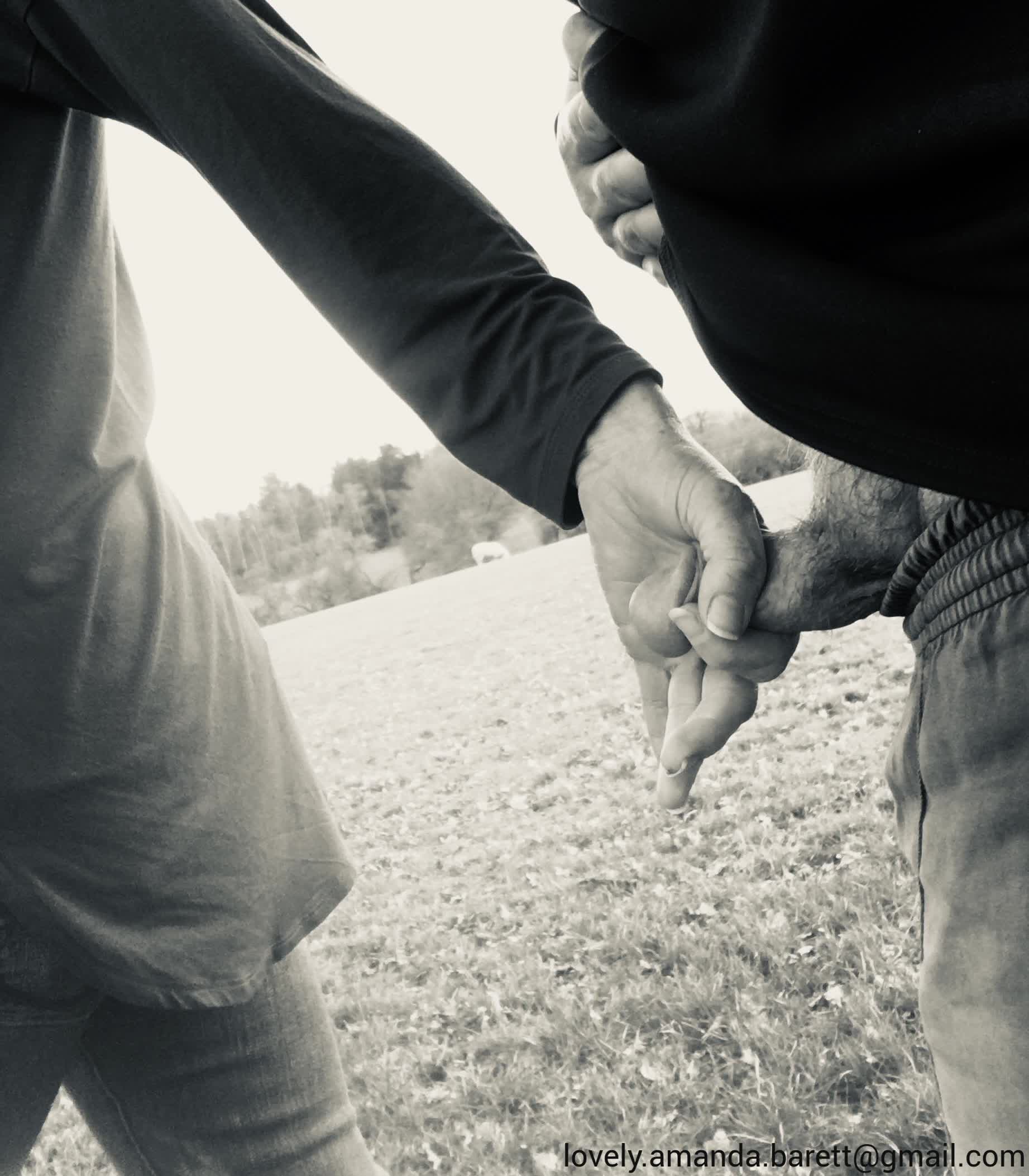 Keeping the boy on a short leash for his afternoon walk | Scrolller