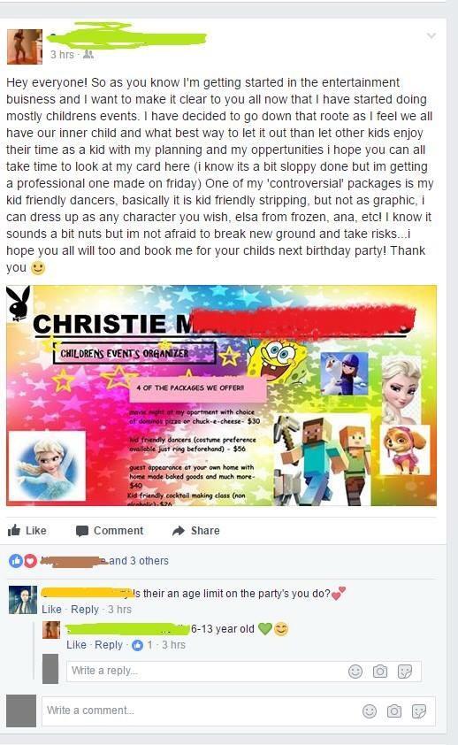 Kid friendly stripping | Scrolller