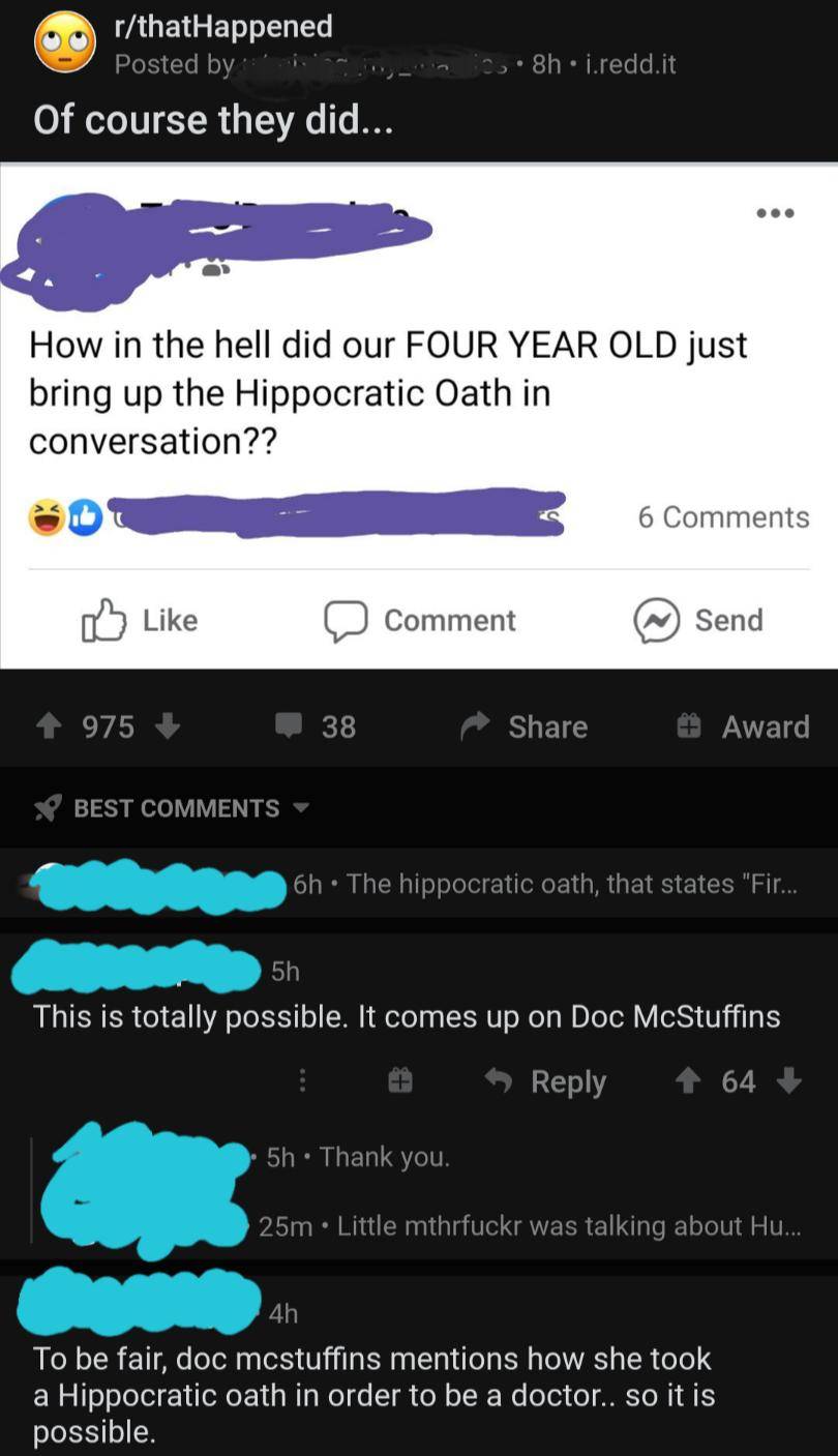 Kids will repeat anything they hear on TV | Scrolller