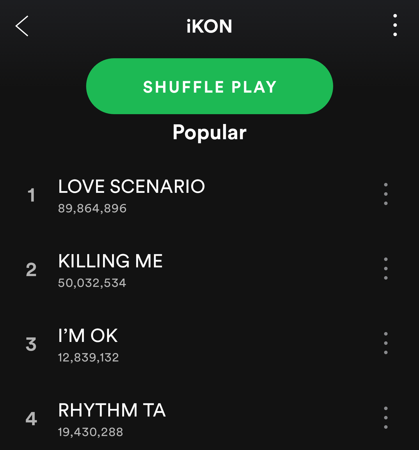 'Killing Me' has passed 50 million streams on Spotify! | Scrolller