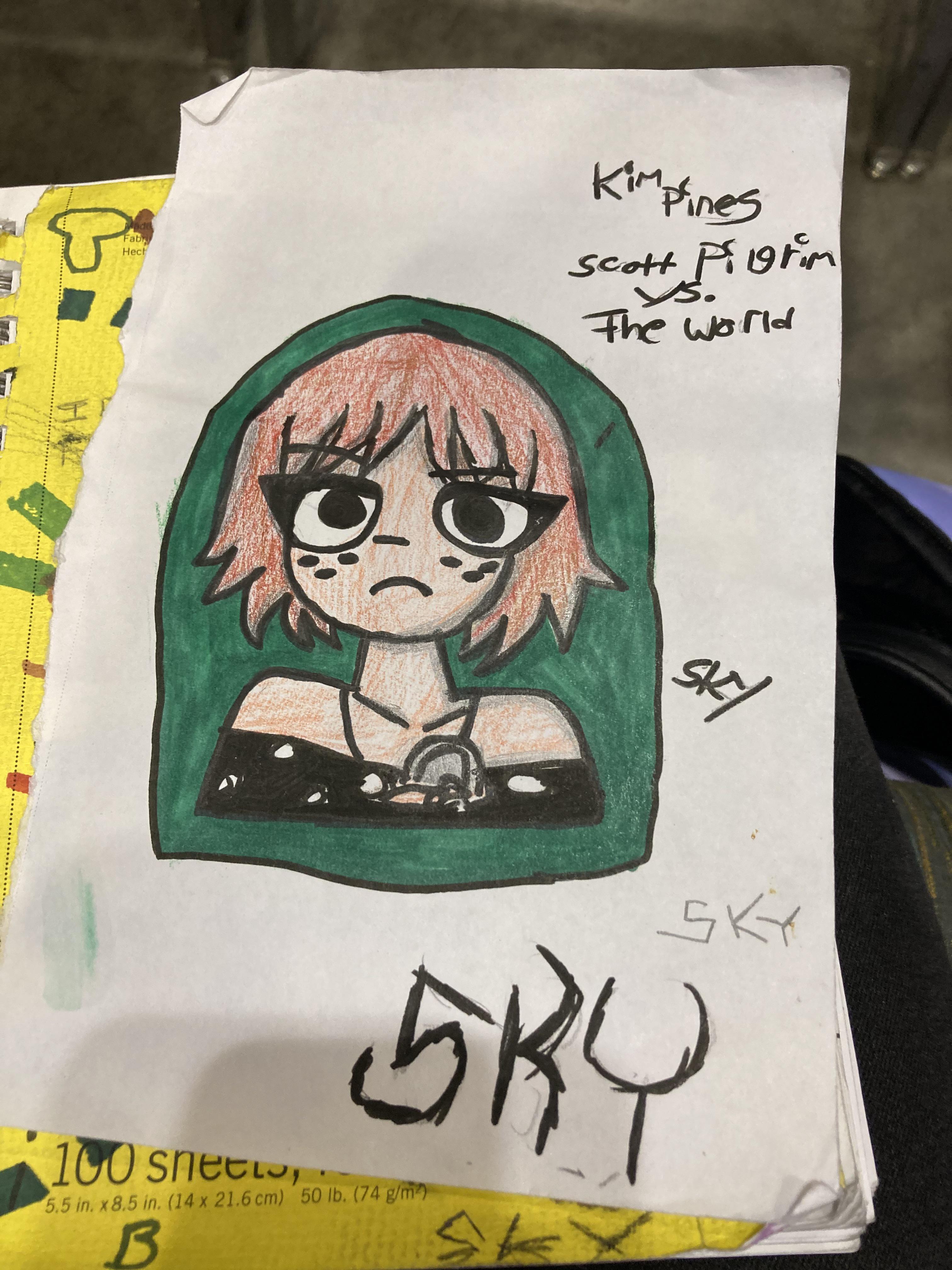 Kim art I did from volume 5 | Scrolller