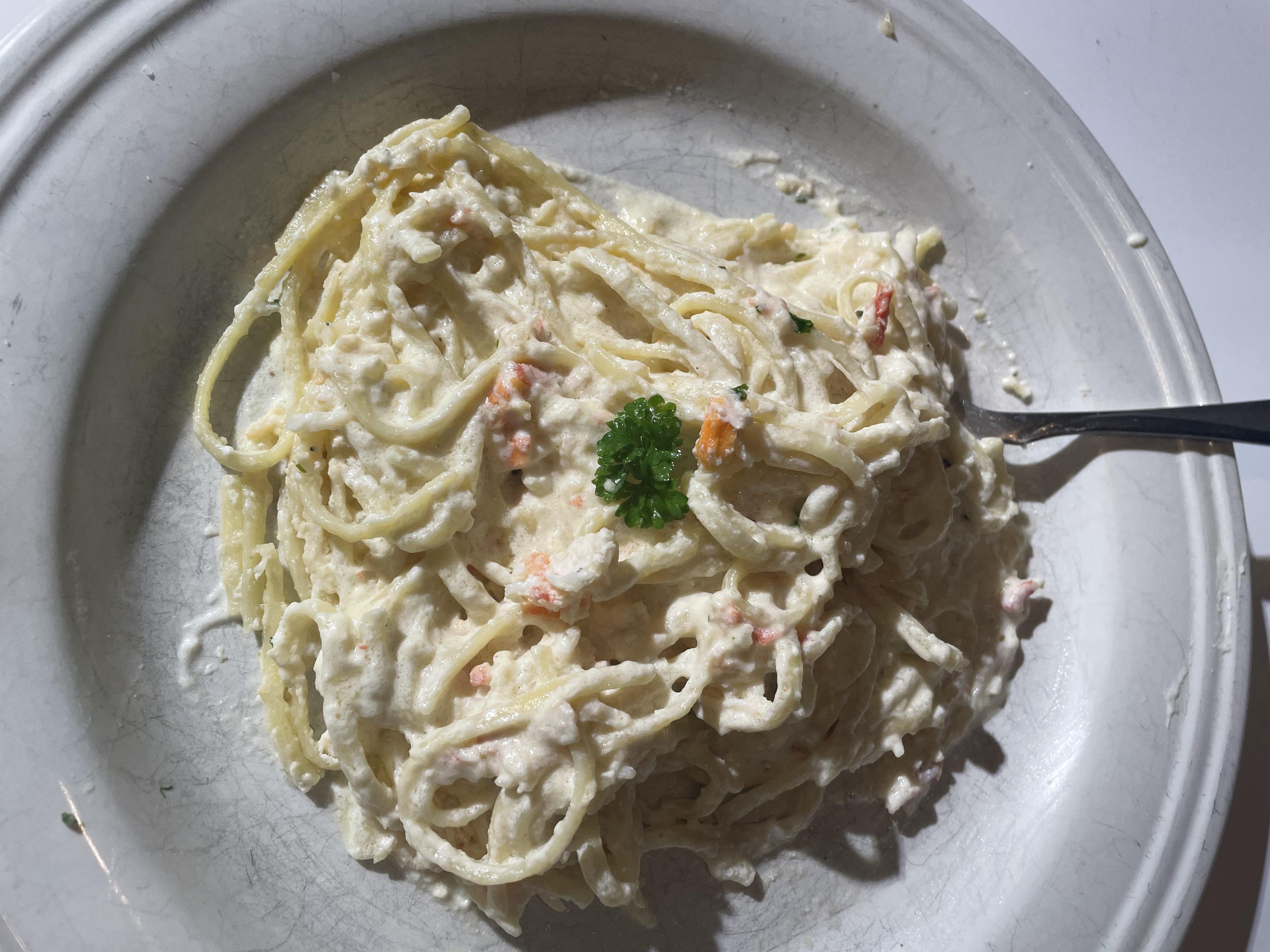 King Crab Alfredo | Scrolller