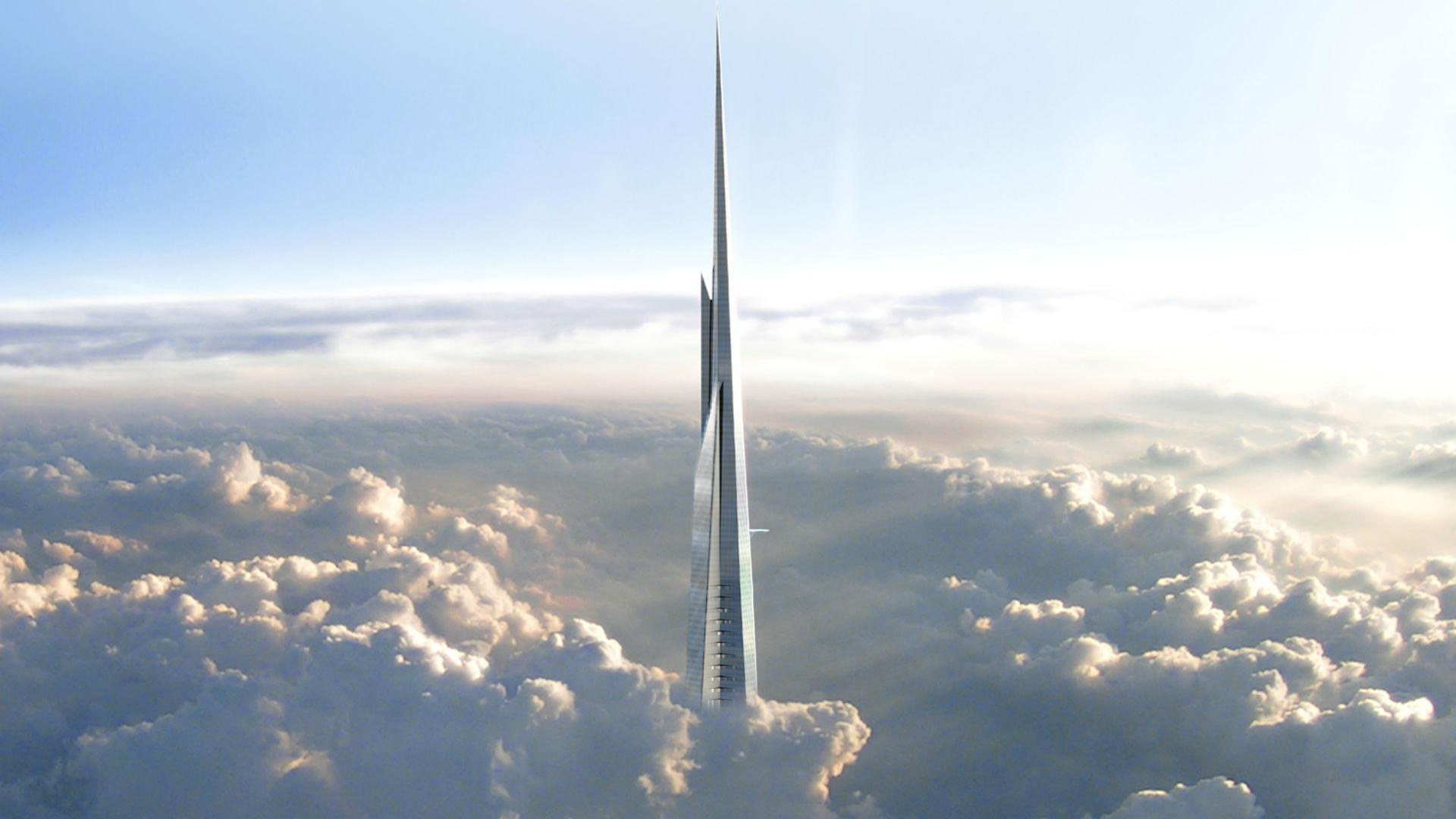 Kingdom Jeddah Tower in Saudi Arabia, a kilometer high skyscraper [1920x1080] | Scrolller