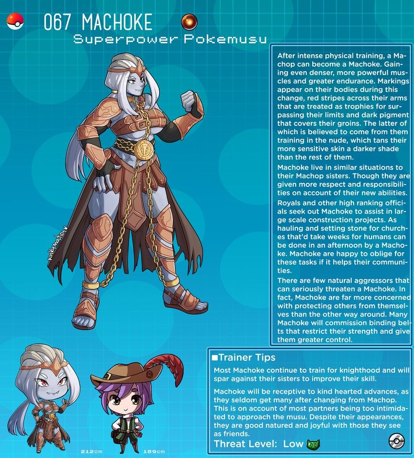 [kinkymation] evolved into machoke | Scrolller