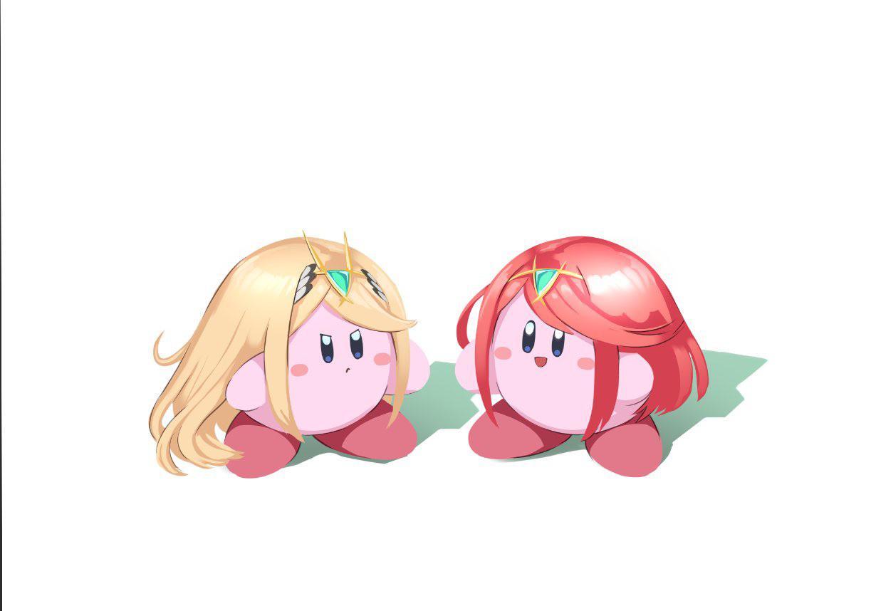 Kirb Pyra & Mythra for y’all. Congrats, Xenoblade fans!!! | Scrolller