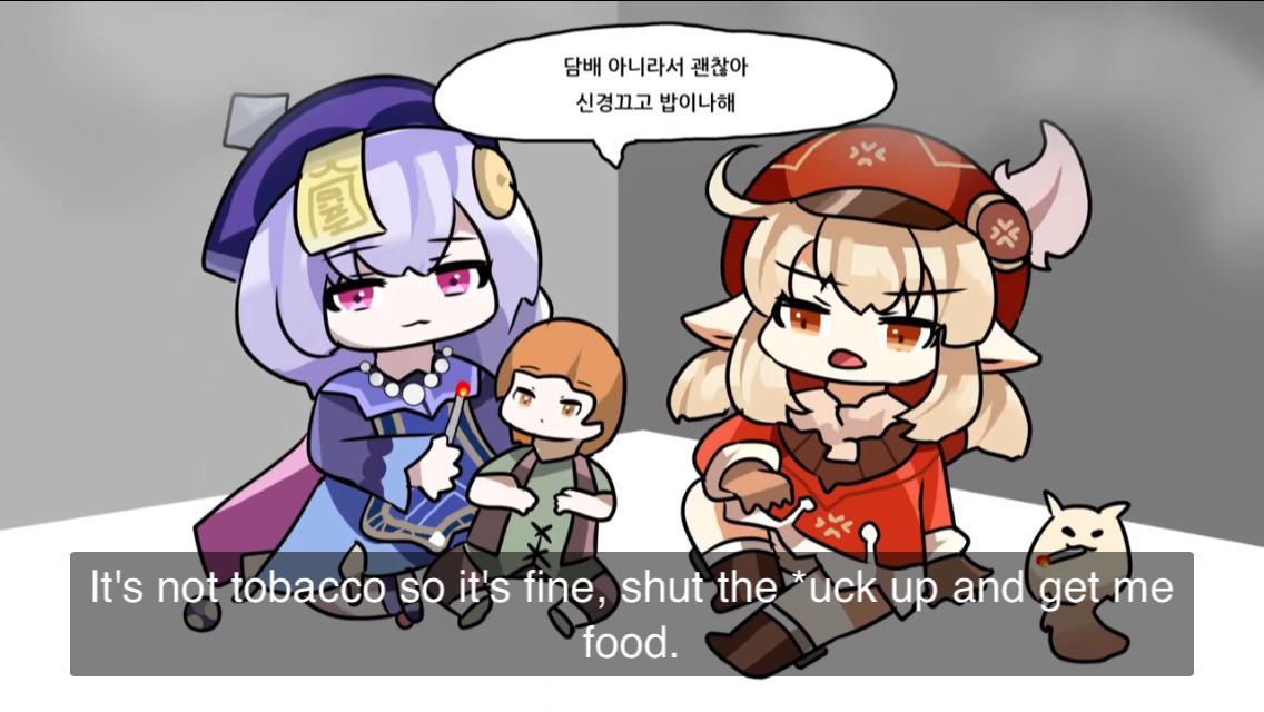 Klee’s message of the day (Art by: Gimnaeng) | Scrolller