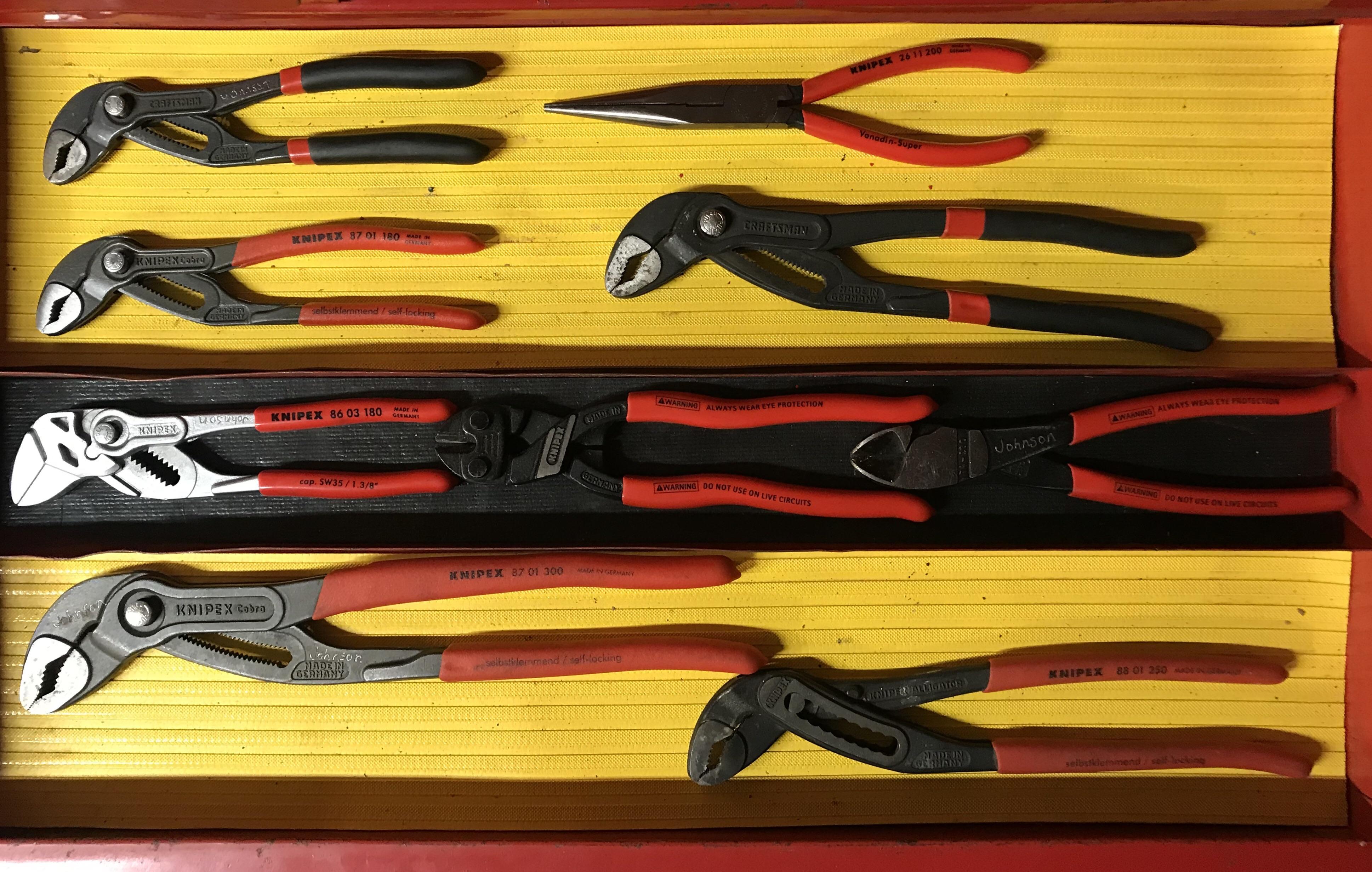 Knipex game on lock. | Scrolller