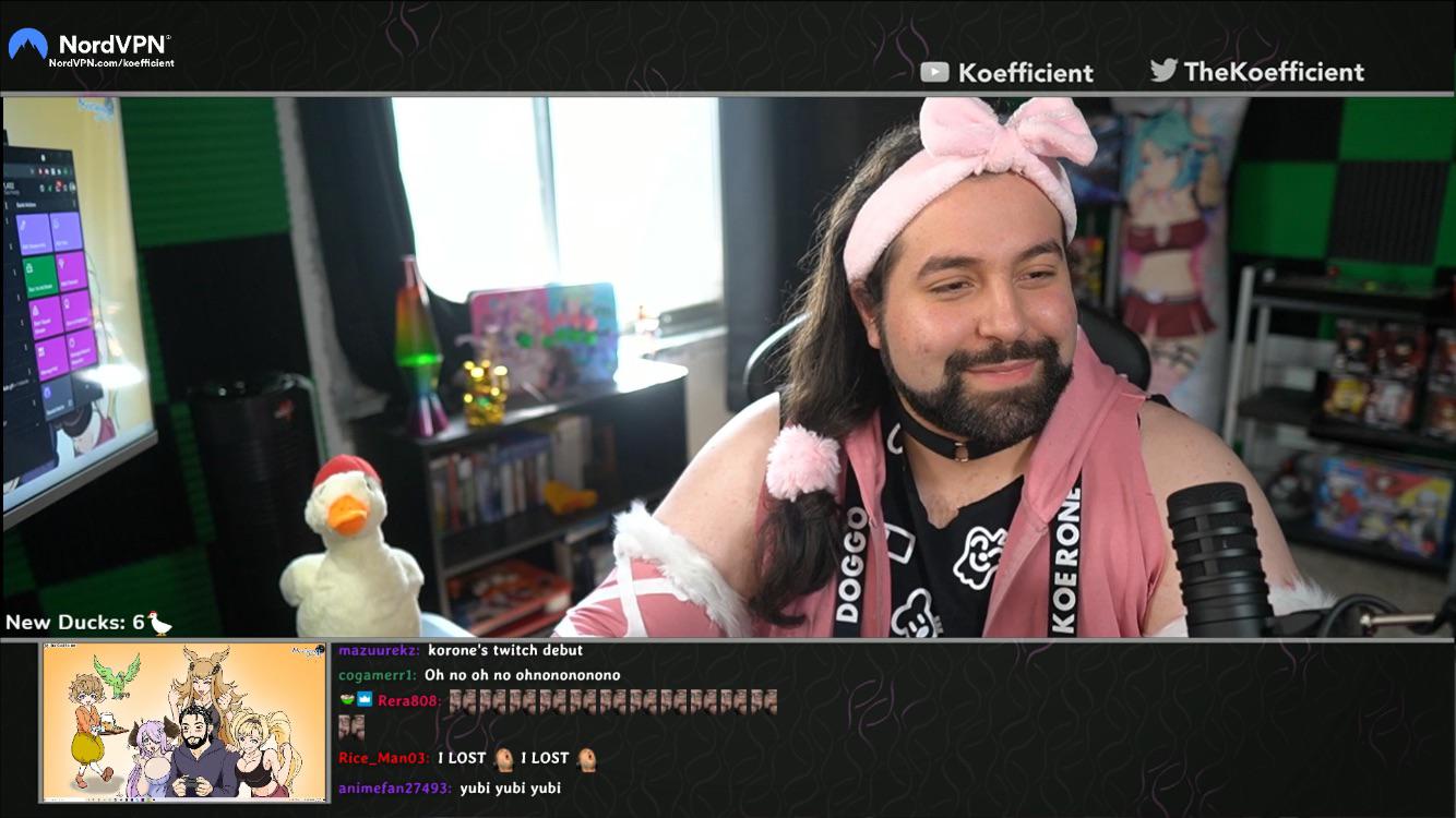 Koefficient-aniki is cosplaying Korone!! | Scrolller