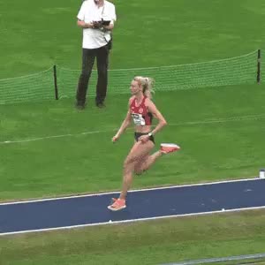 Kristin Gierisch, German, triple-jumper. She can fly...IMO | Scrolller