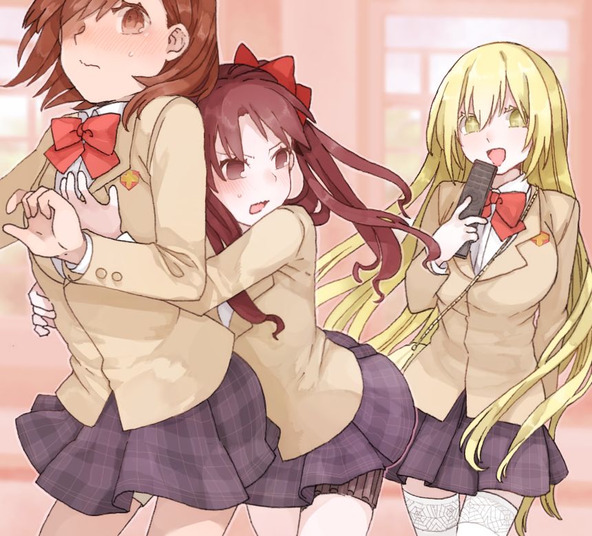 Kuroko protecting Mikoto from Misaki | Scrolller