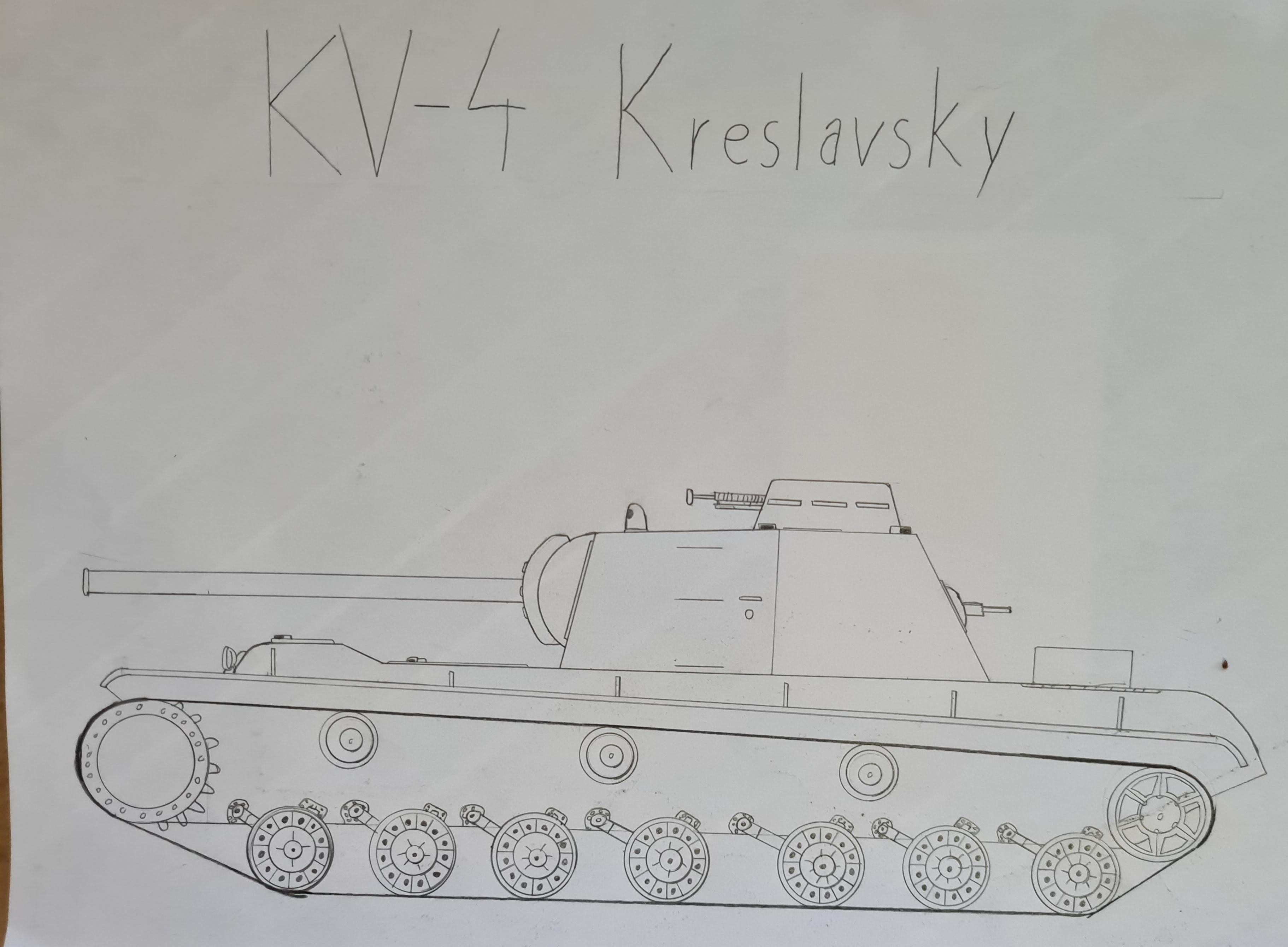 KV-4 Kreslavsky's proposal | Scrolller