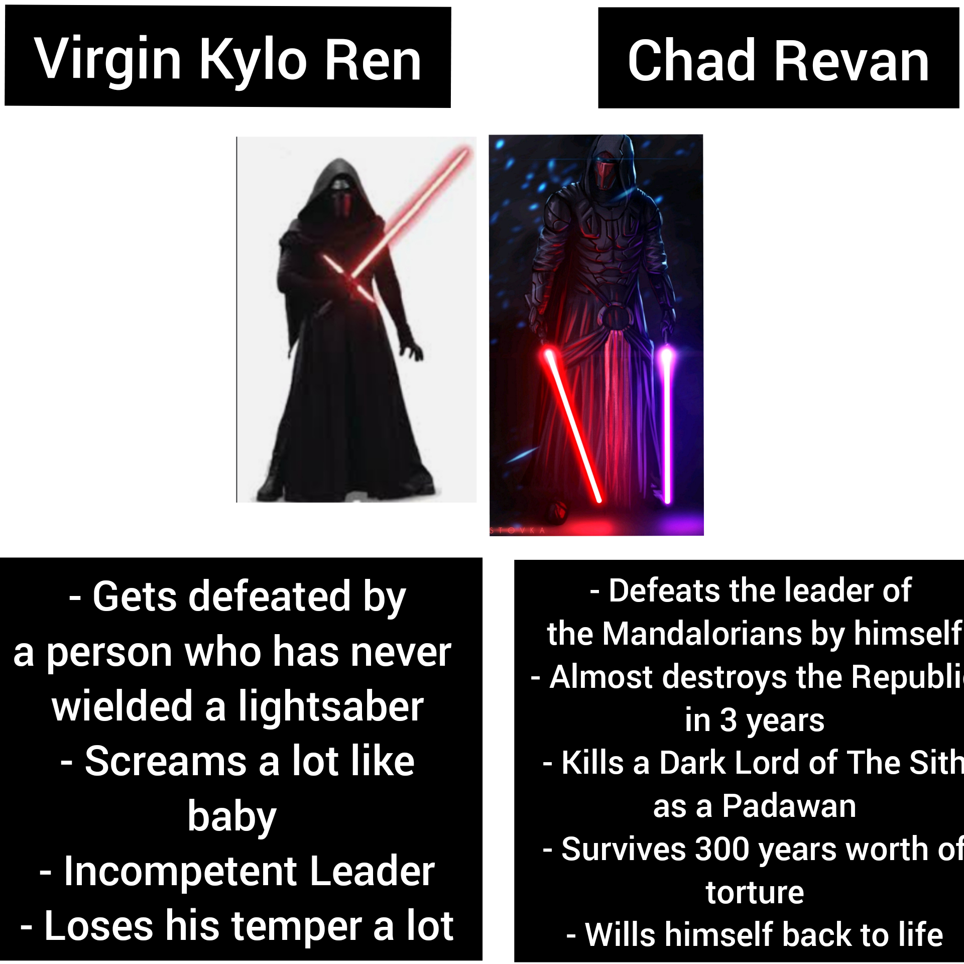 Kylo Ren vs his inspiration | Scrolller