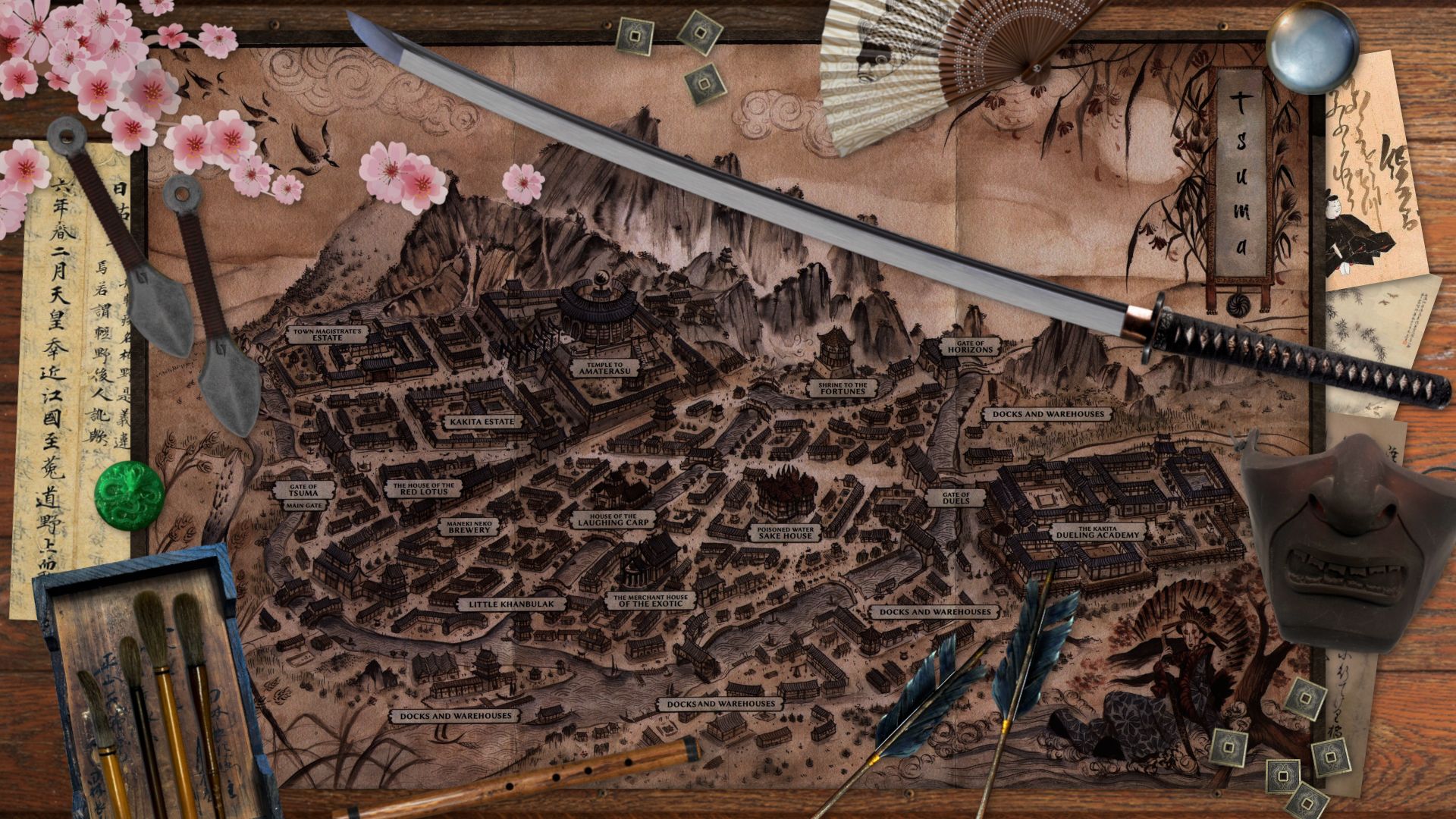 L5R RPG Background Image for Roll20 (Starter Set) | Scrolller