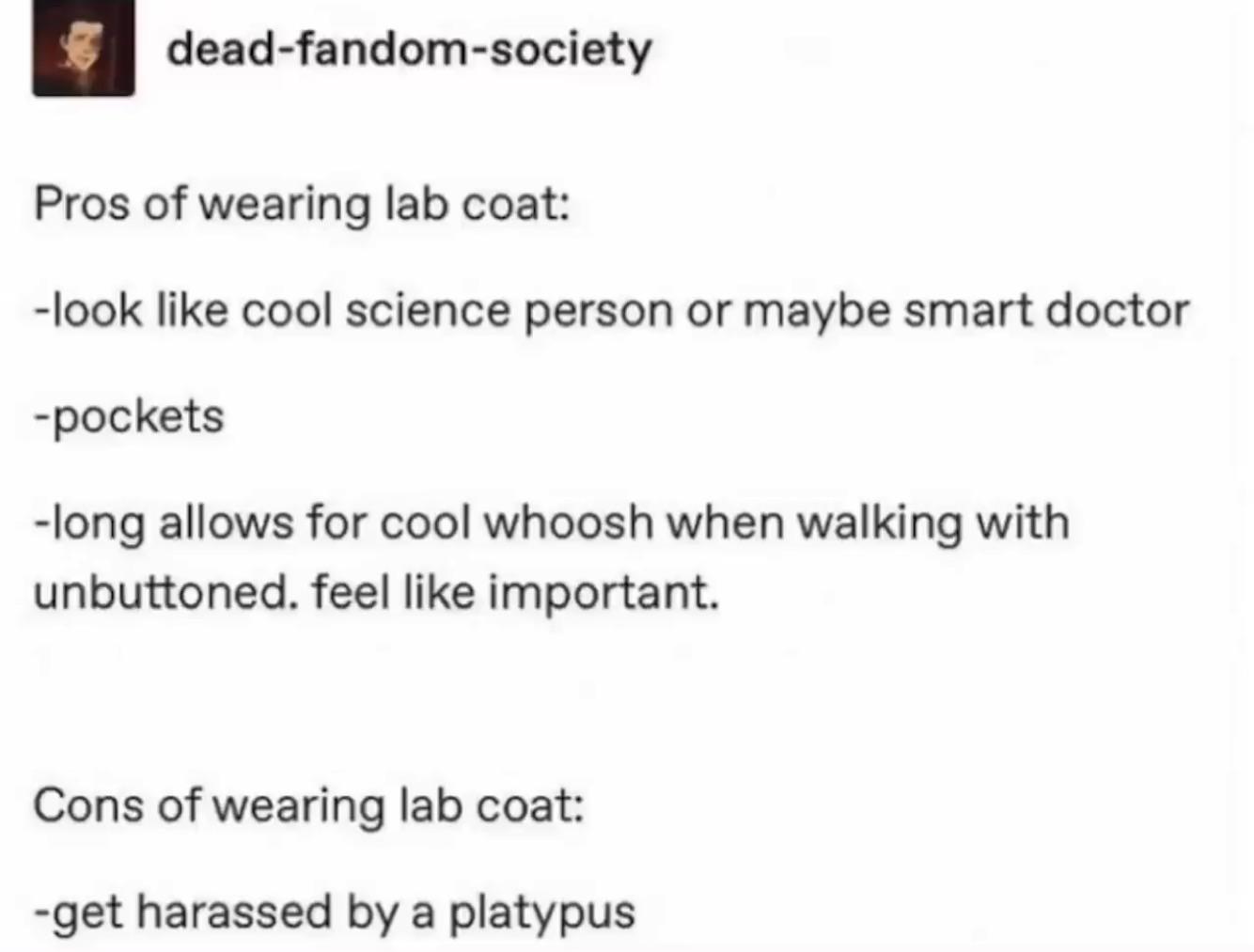 Lab coat pros and cons | Scrolller