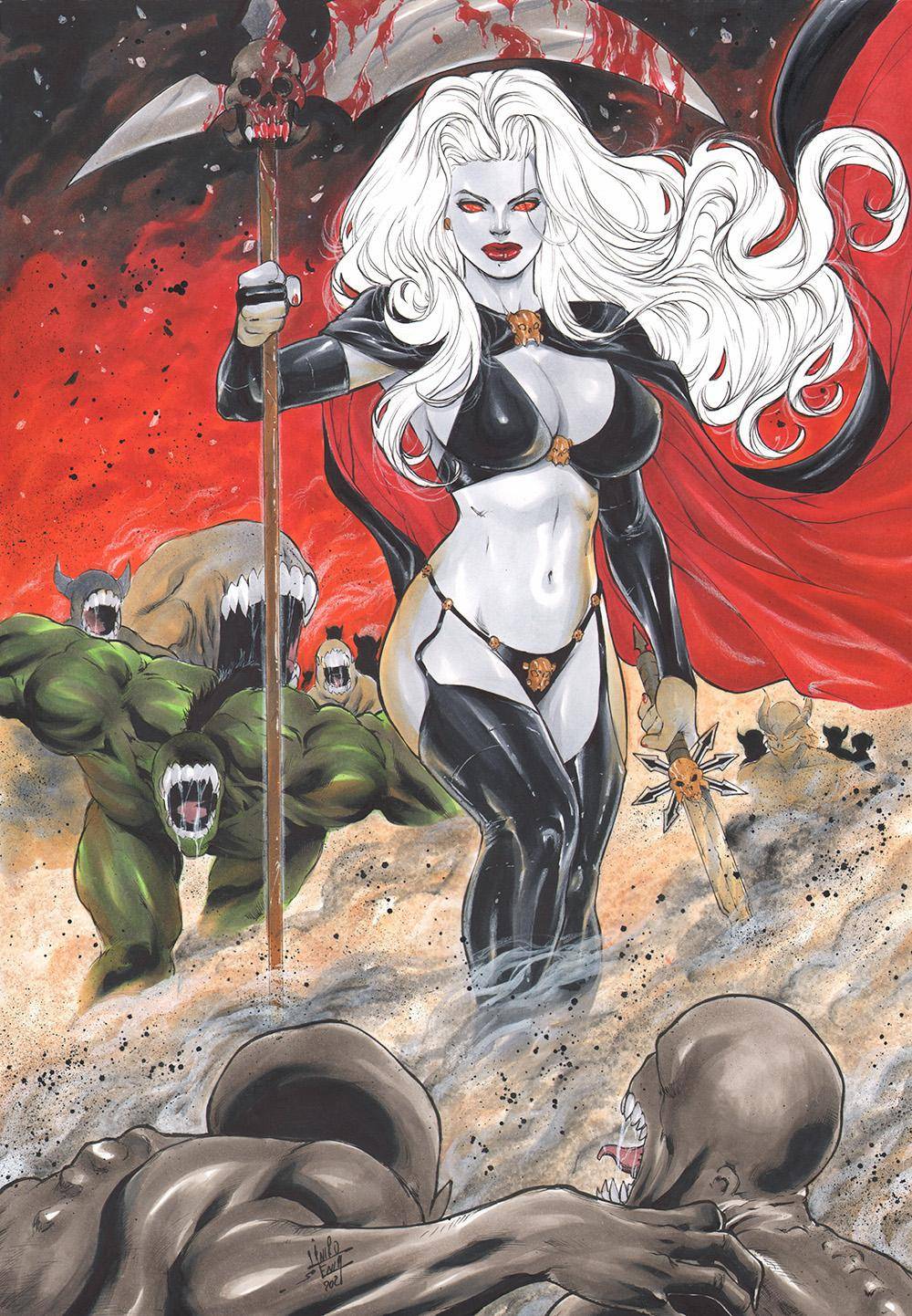 Lady Death by Lanio Sena (2021) | Scrolller