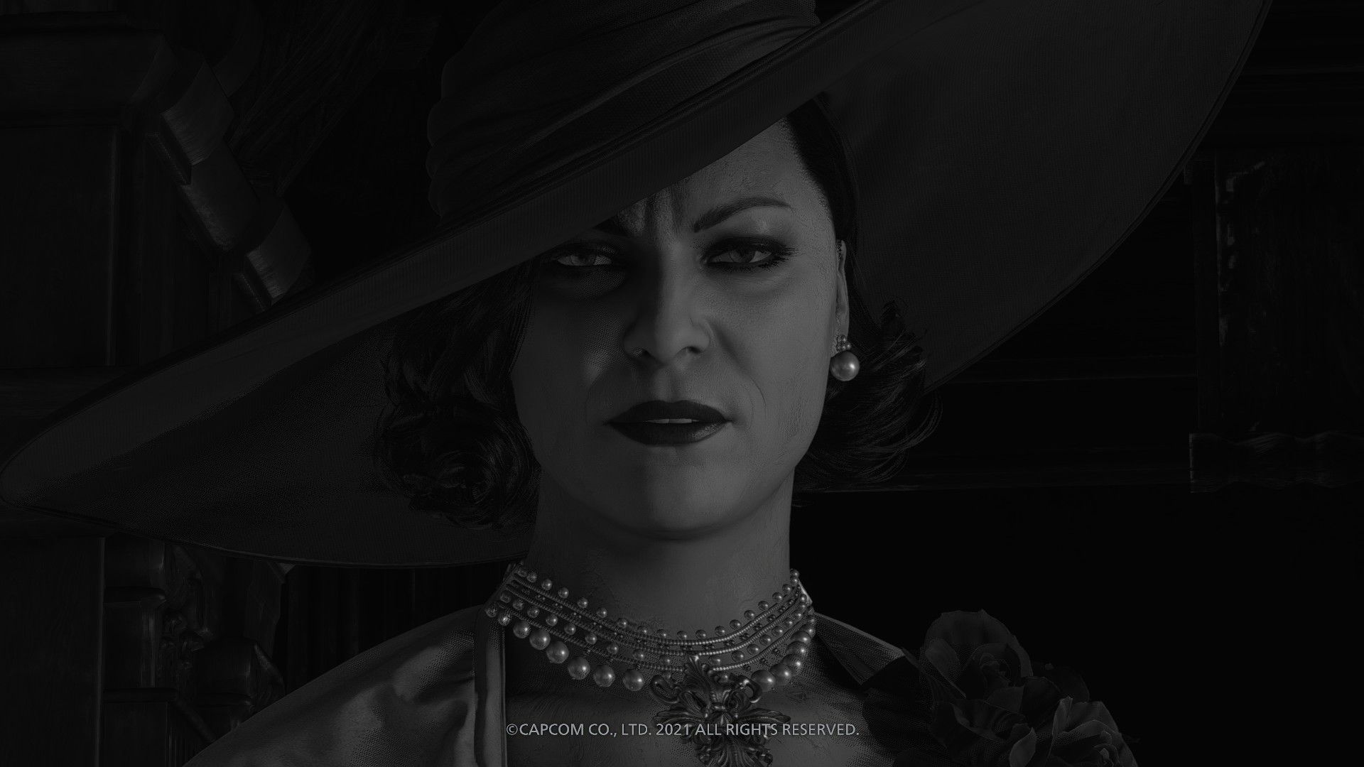 Lady Dimitrescu looks mildly annoyed | Scrolller