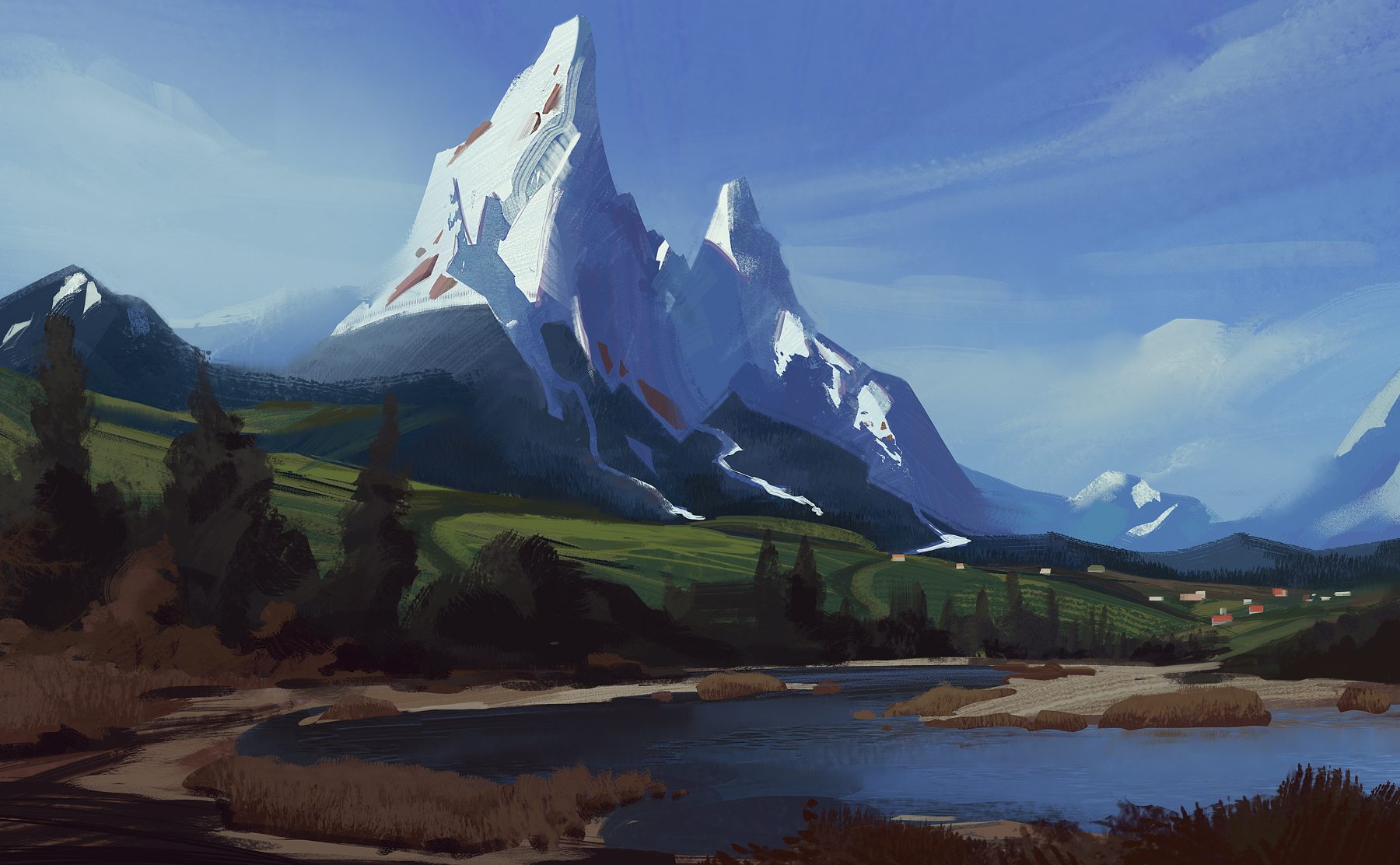 Landscape Environment ConceptArt | Scrolller