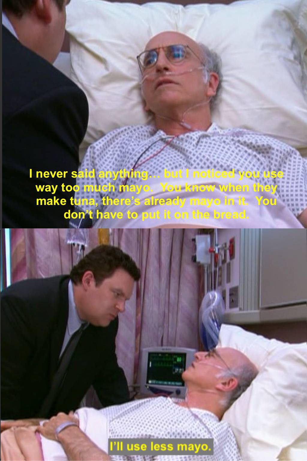 Larry on his deathbed | Scrolller