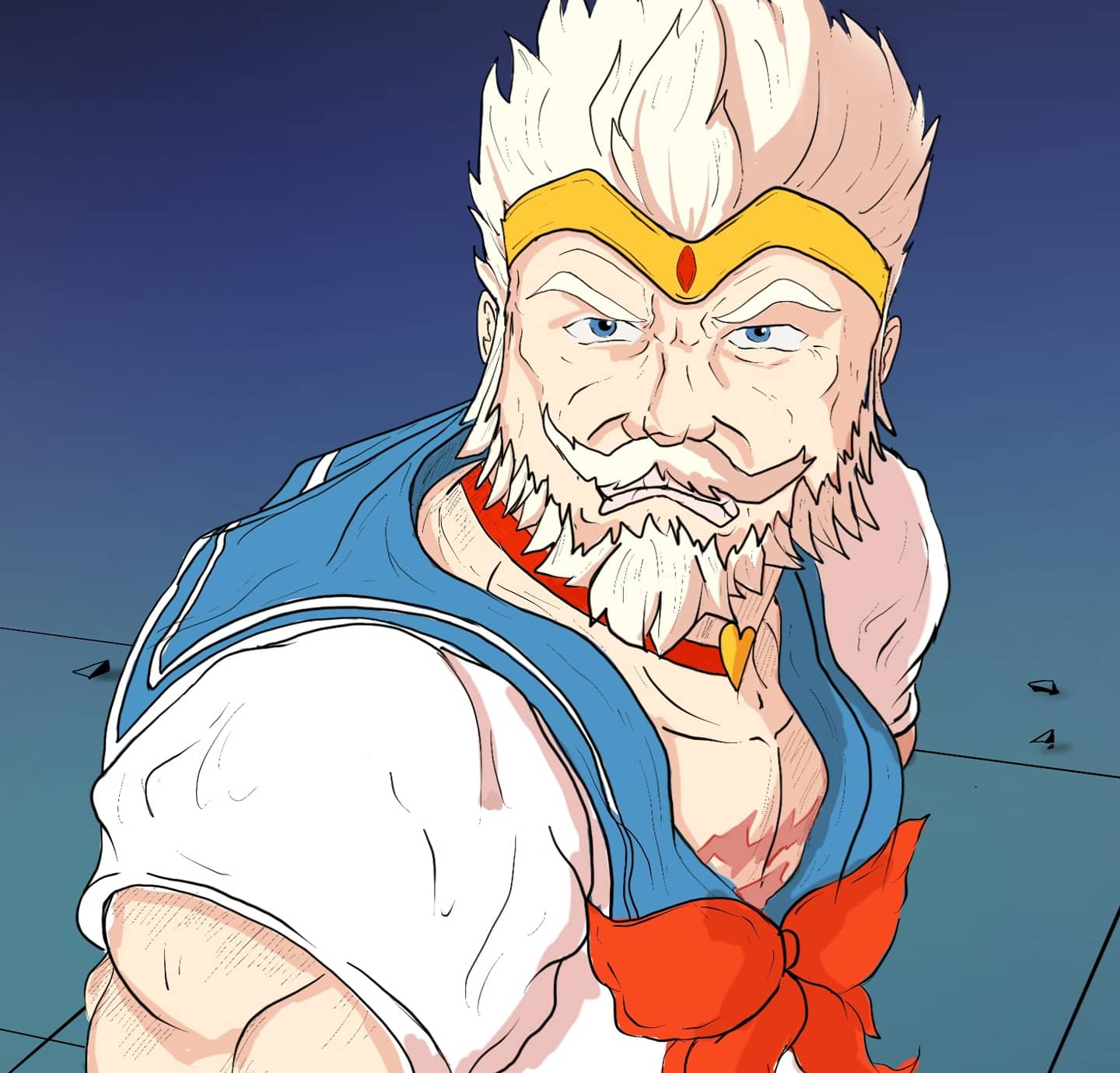 Late : I re-drew Sailor Moon as A Bara Daddy. | Scrolller