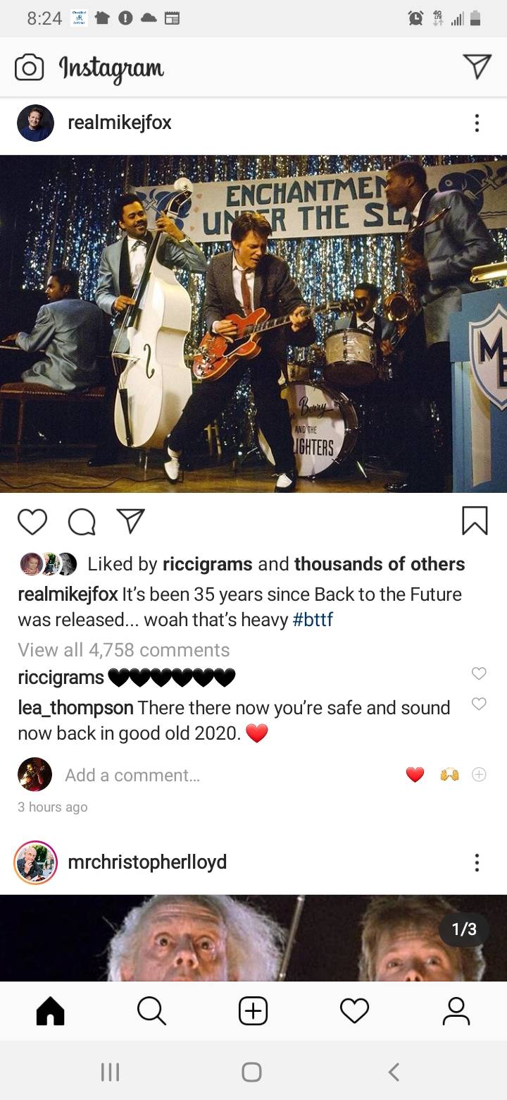 Lea Thompson with a clever comment | Scrolller