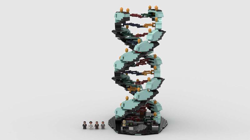 Lego DNA structure on Lego ideas A friend and I are trying to get support to produce a ...