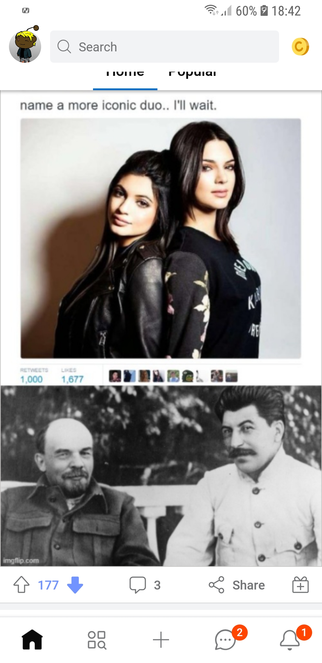 Lenin stalin wholesome duo | Scrolller