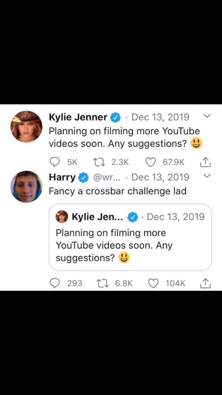Let’s just take a minute remembering how Harry ratioed Kylie Jenner 💀 | Scrolller