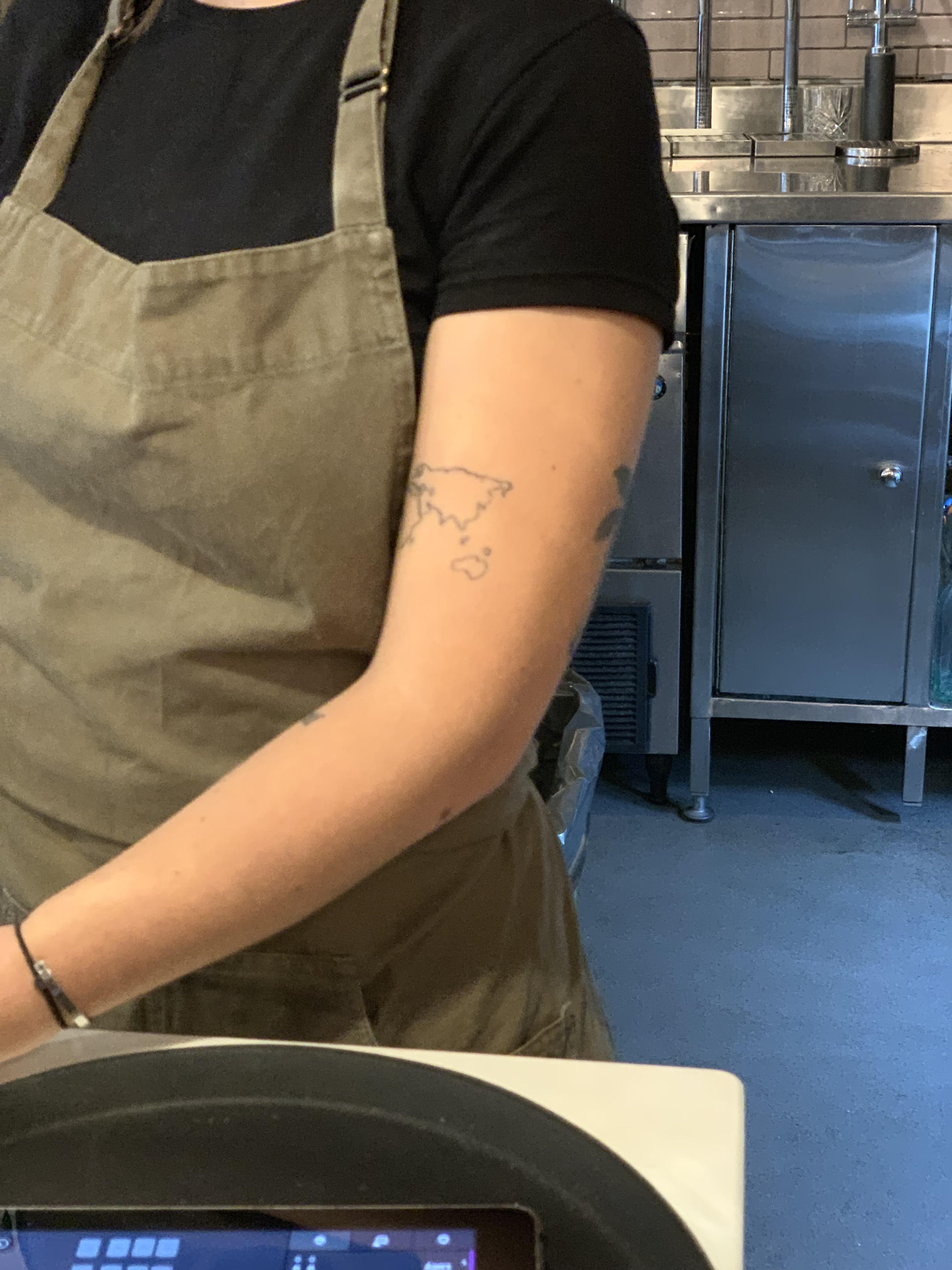 Let’s pretend the tattoo isn’t finished yet. | Scrolller