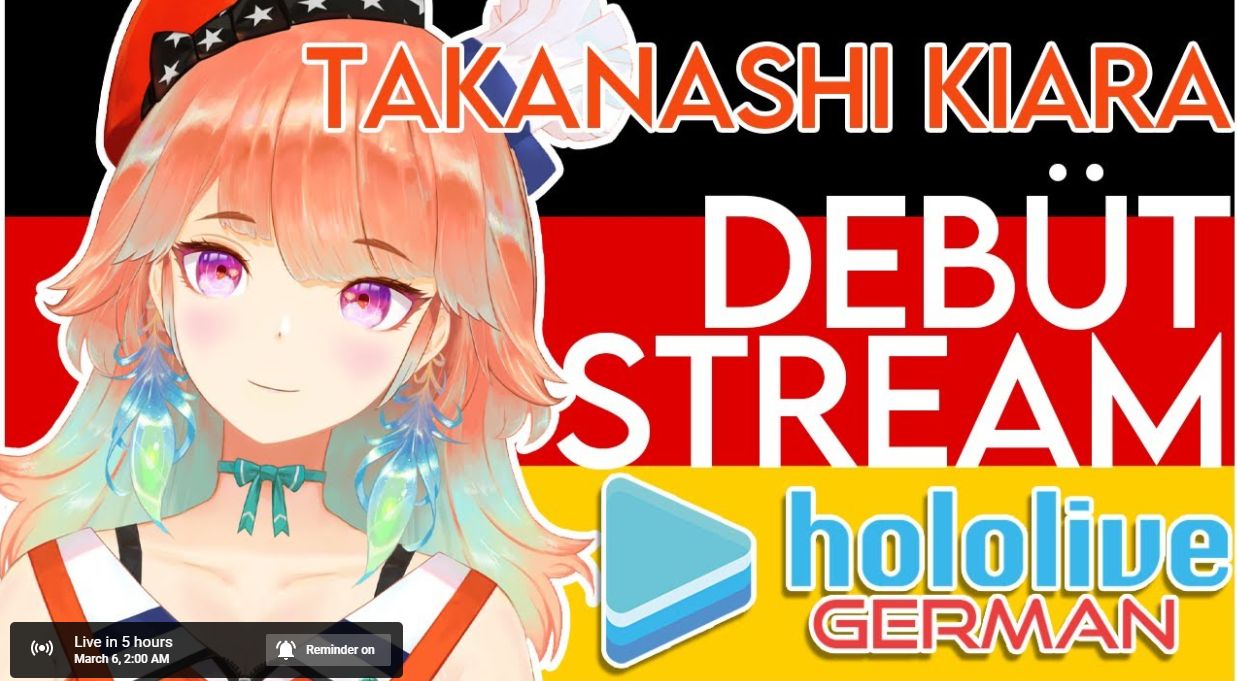 Lets All Welcome the new Branch: Hololive German | Scrolller