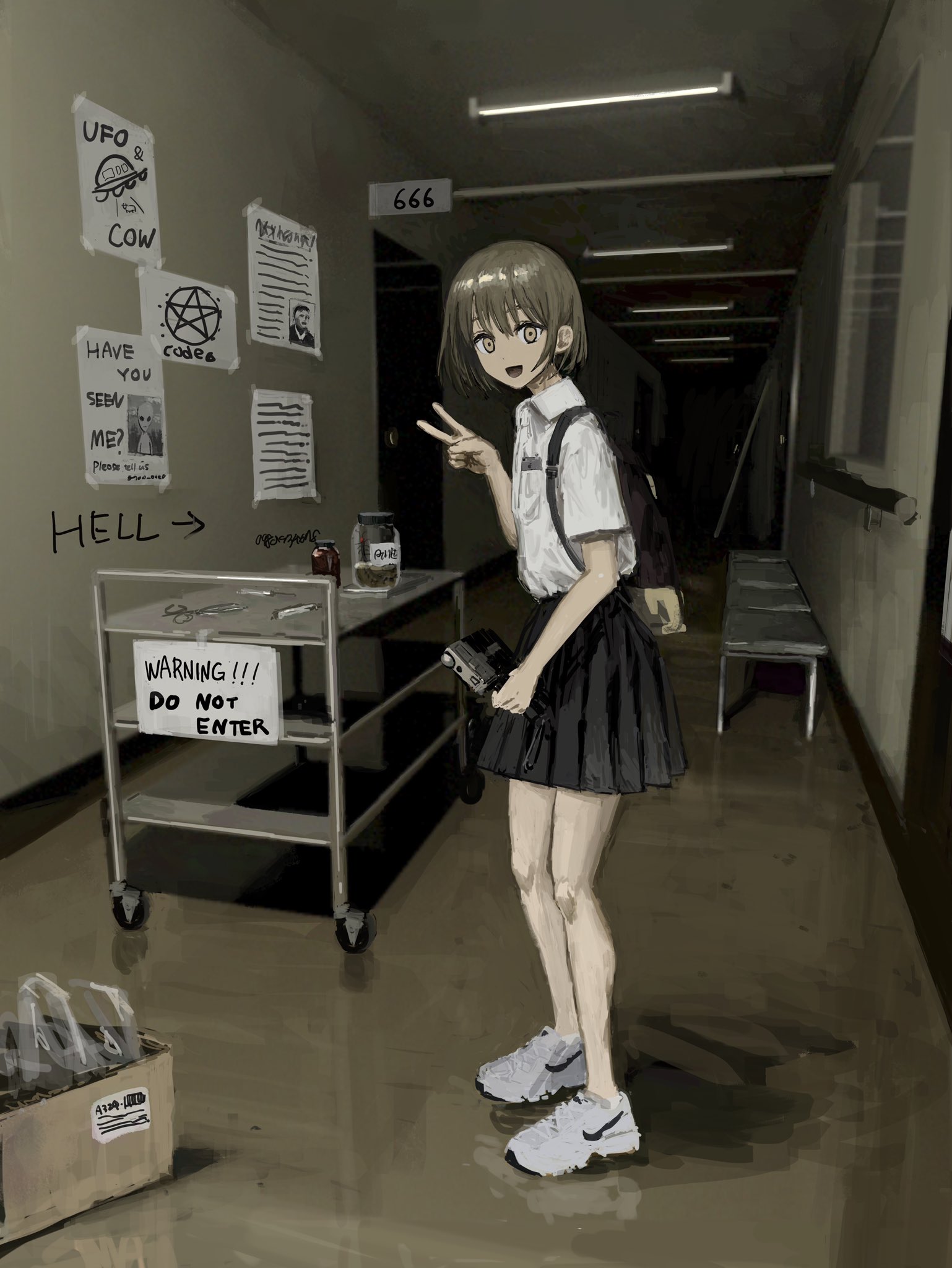 Let's explore the haunted classroom! by Zheep | Scrolller