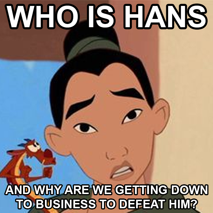 Let's get down to business to defeat the Hans | Scrolller