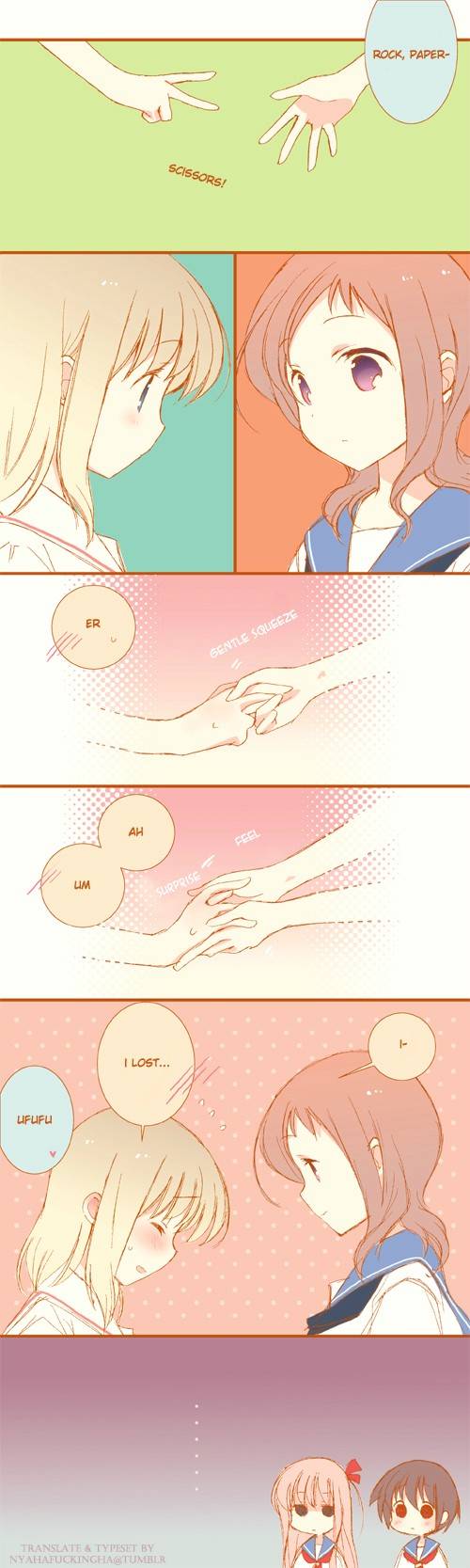 Lewdest game of rock-paper-scissors [Saki] | Scrolller
