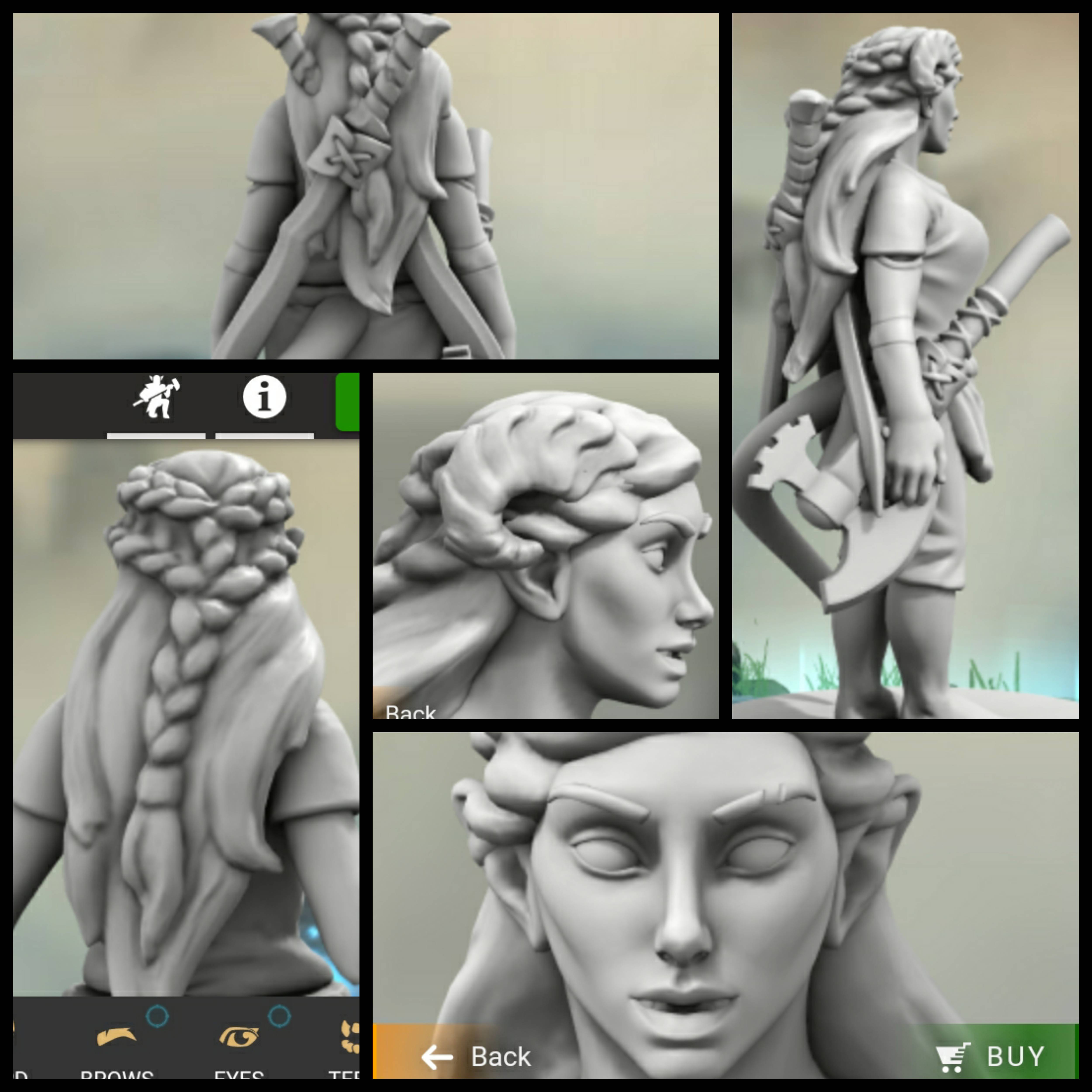 [LFA] Hiraeth, Tiefling Ranger - Fae Wanderer | Scrolller