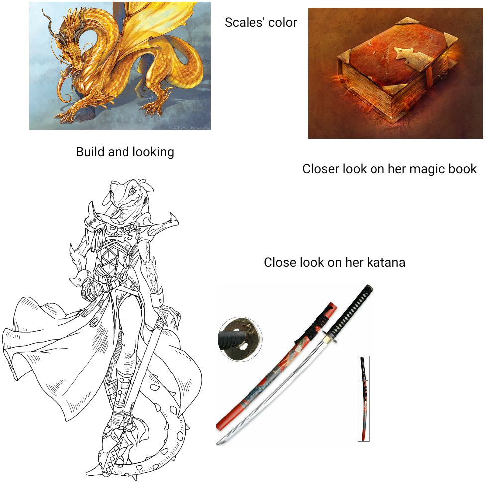 [LFA] Larinne the golden dragonborn bladesinger | Scrolller