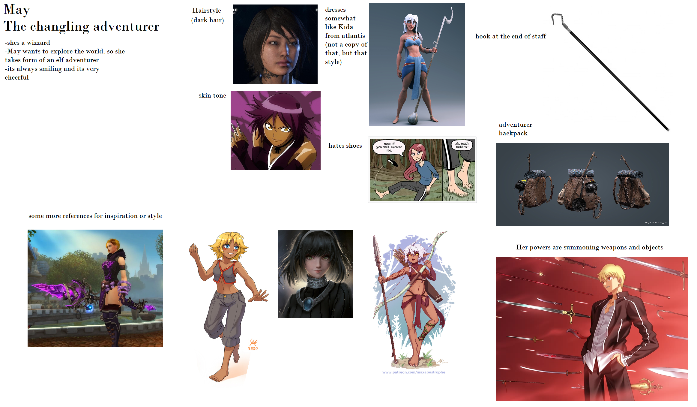 [LFA] May, the changling/elf mage | Scrolller