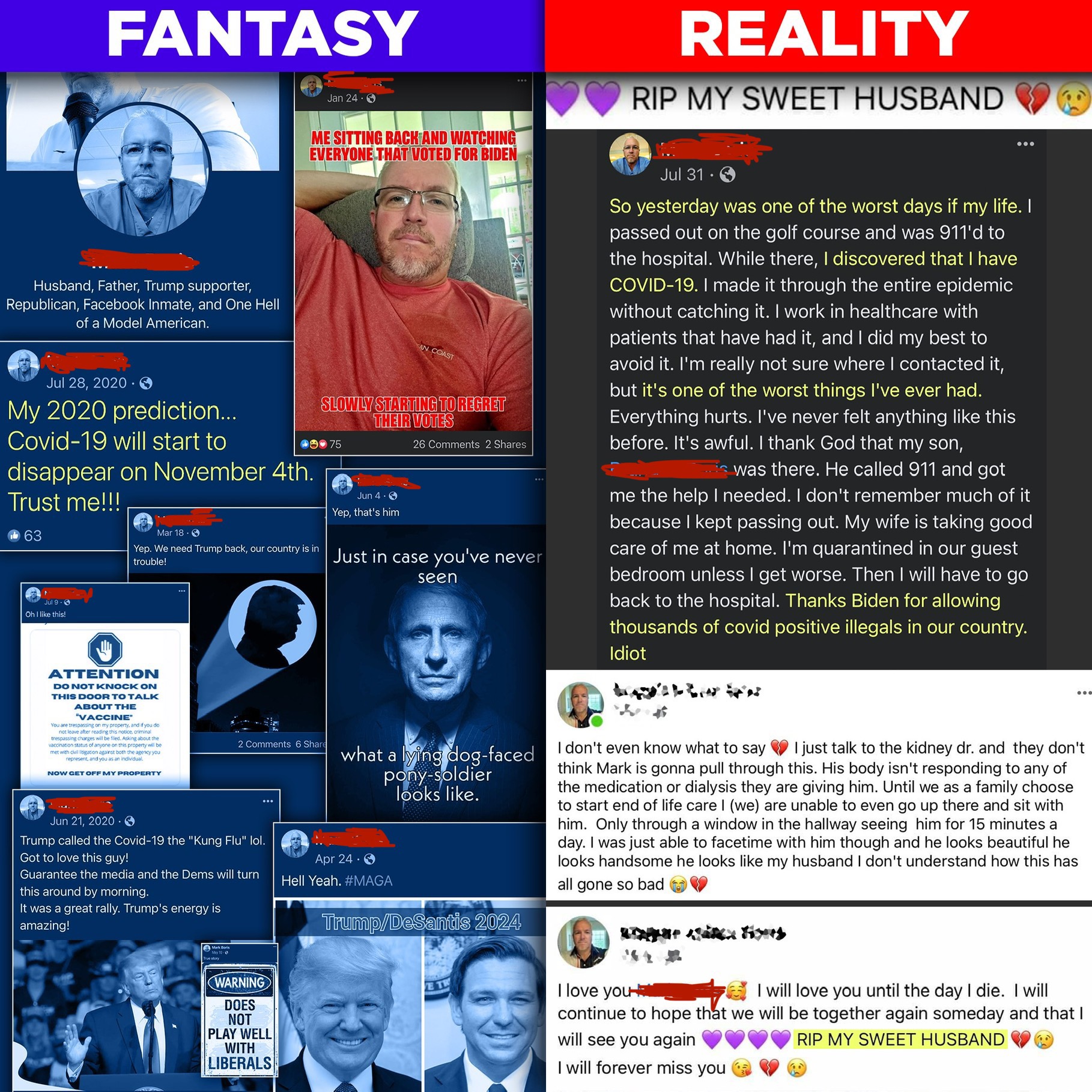 Libtard-owning, plandemic-believing, MAGA-loving healthcare worker secures his award. | Scrolller