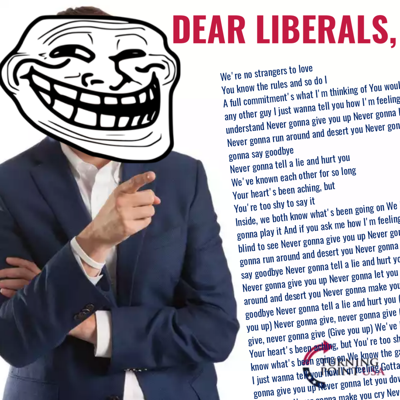 Libtards OWNED by EPIC RICK ROLL! | Scrolller
