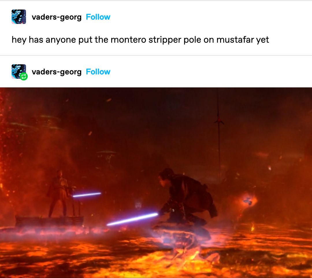 Lil Nas X Comes Down To Mustafar On A Stripper Pole Scrolller